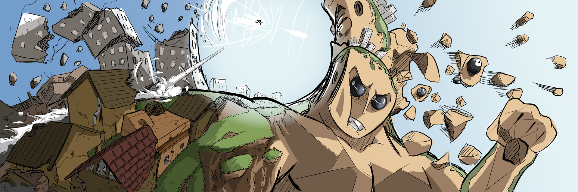 ArtStation - Three Giants became One