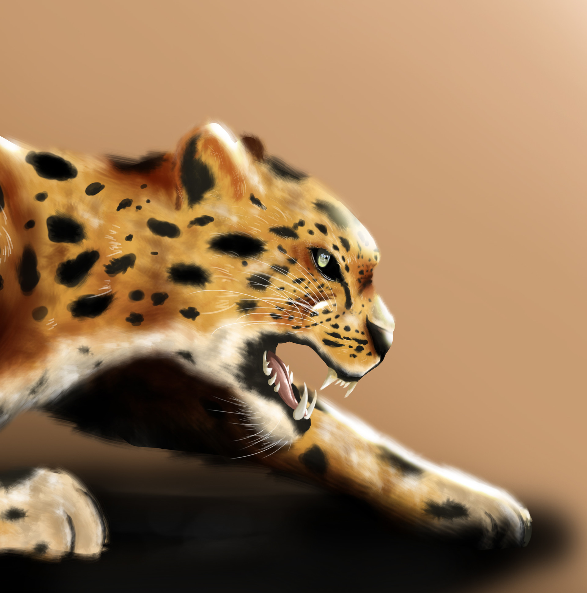ArtStation - leopard