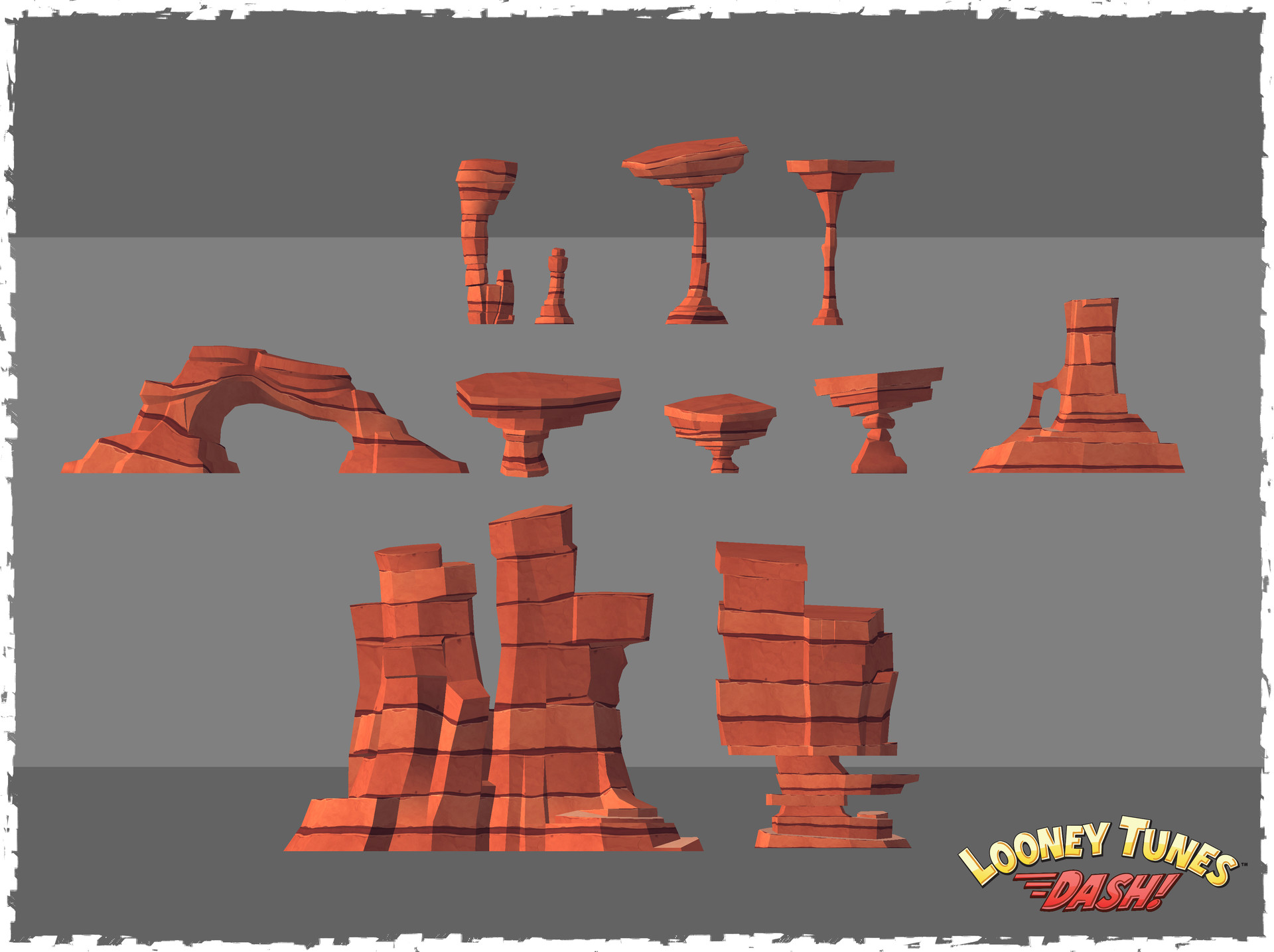 Art of Matthew Wood - Environment Assets and Textures (Looney Tunes Dash)