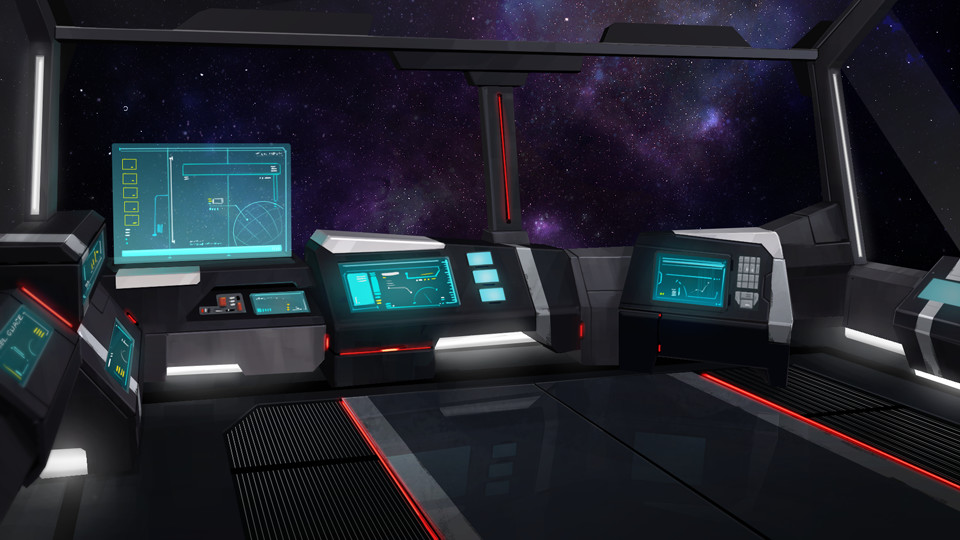 ArtStation - Ship Control Room