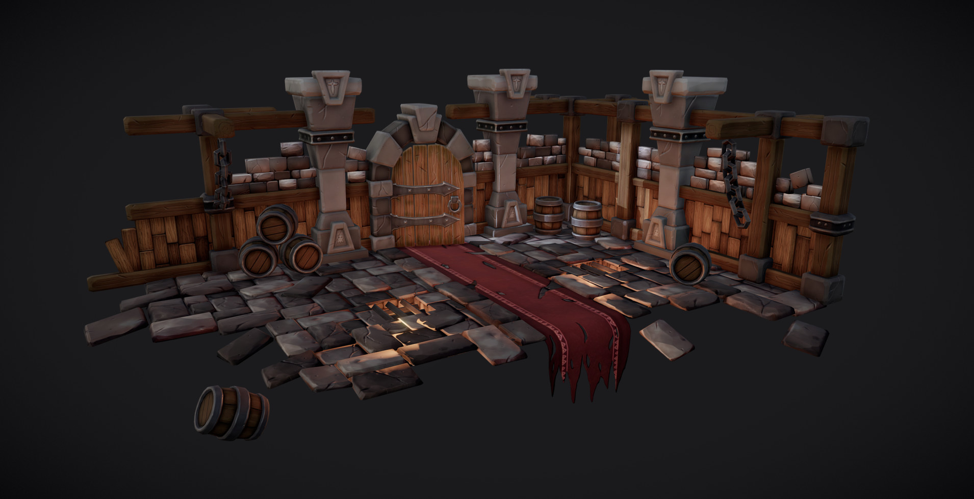 ArtStation - Stylized Dungeon