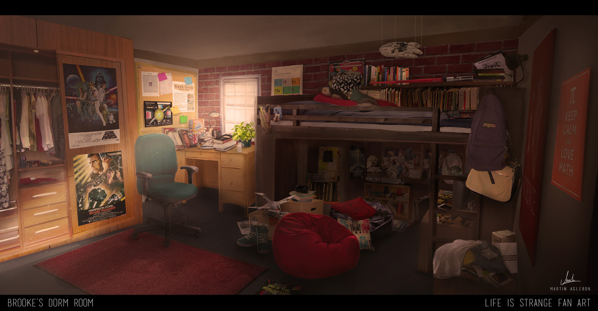 ArtStation - Brooke's Dorm Room