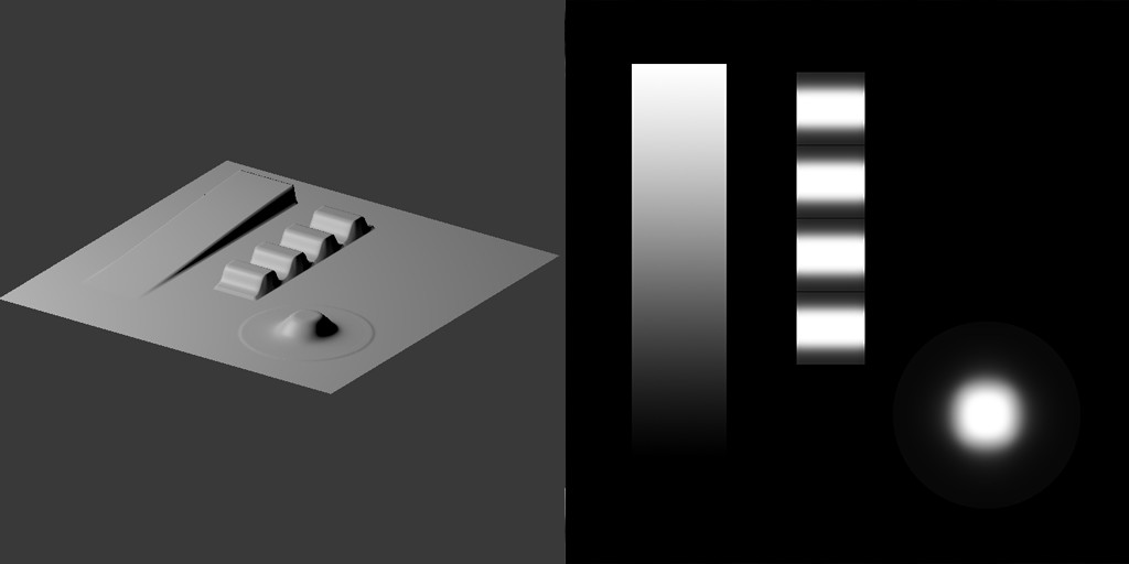 Gabriel Xavier - Normal map studies: displacement map