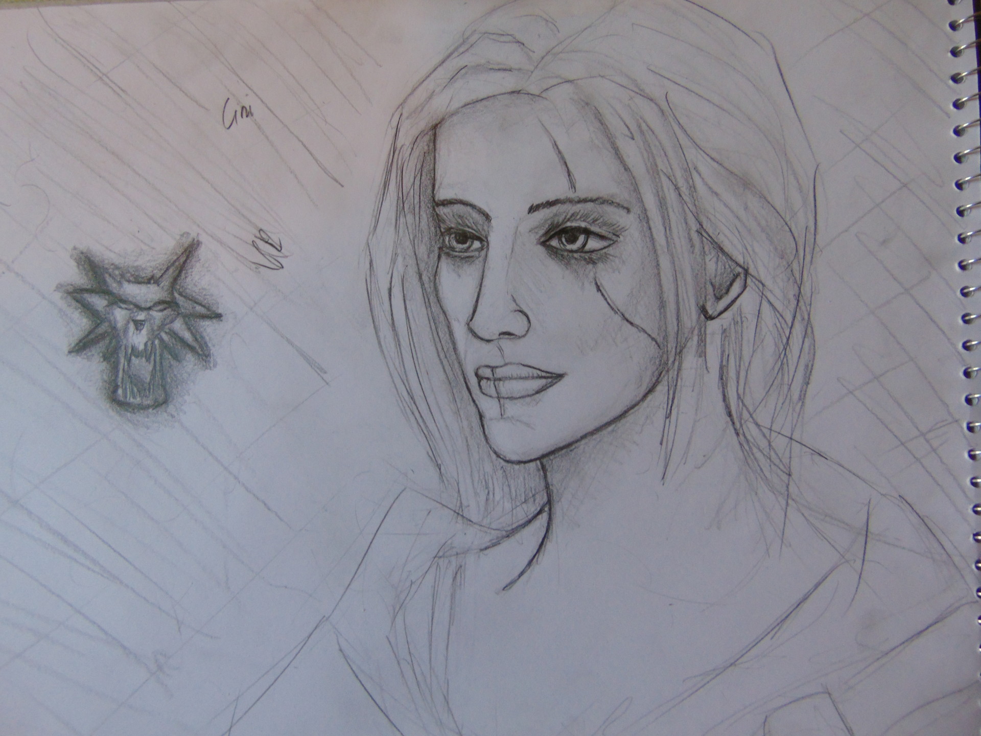 ArtStation - Witcher 3 - Ciri Drawing