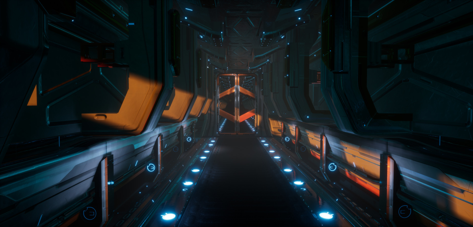 ArtStation - Isolated Corridor- Tiling atlas