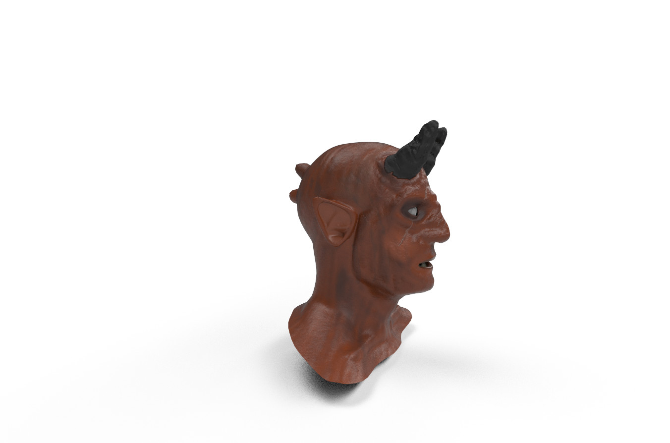 ArtStation - Chaos Demon Face