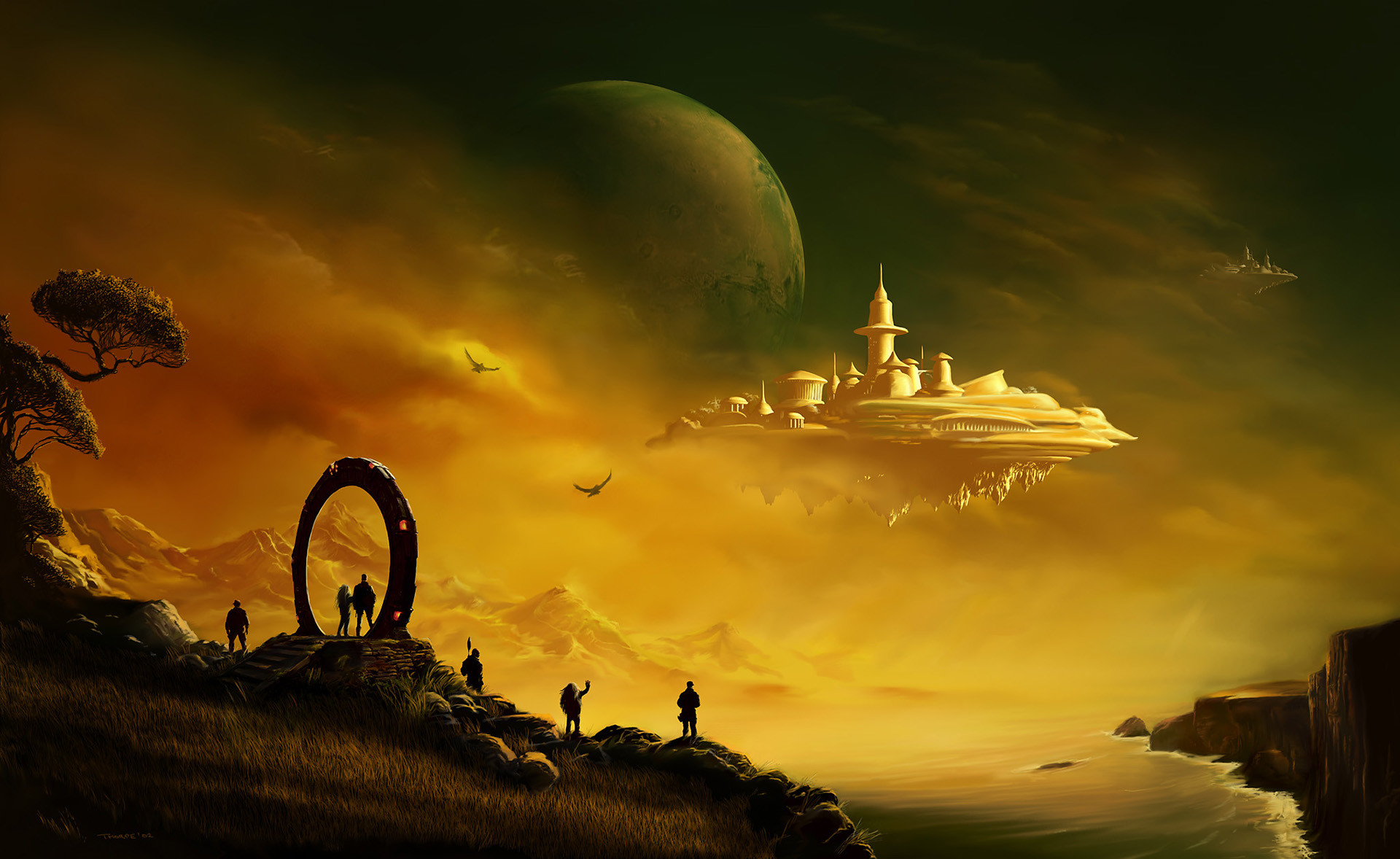 ArtStation - Flight of the Fenri