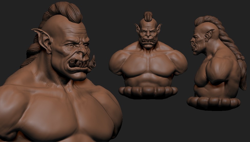 ArtStation - Warrior Orc Study