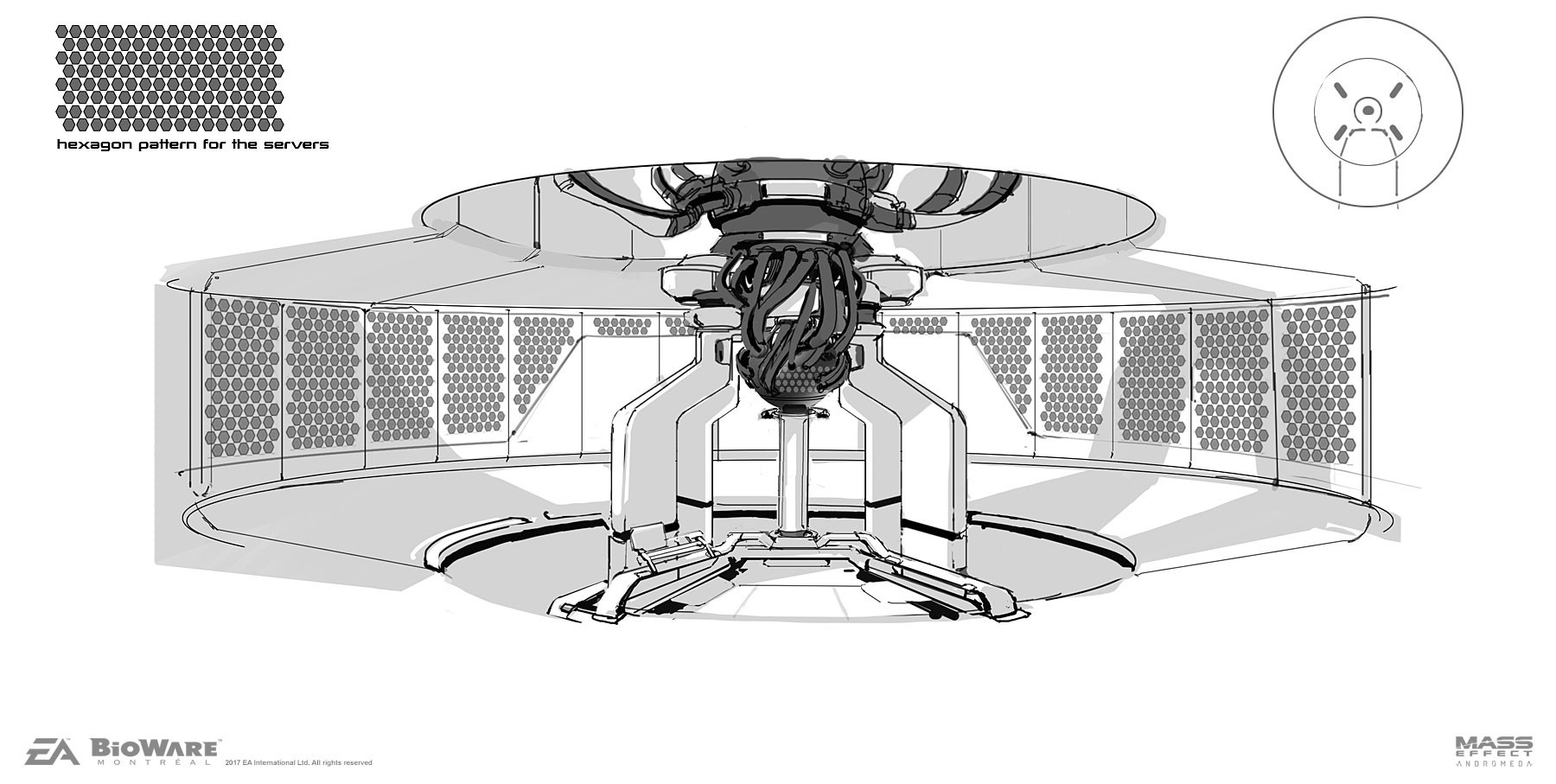 Ben Lo - Mass Effect Andromeda - S.A.M. Core room