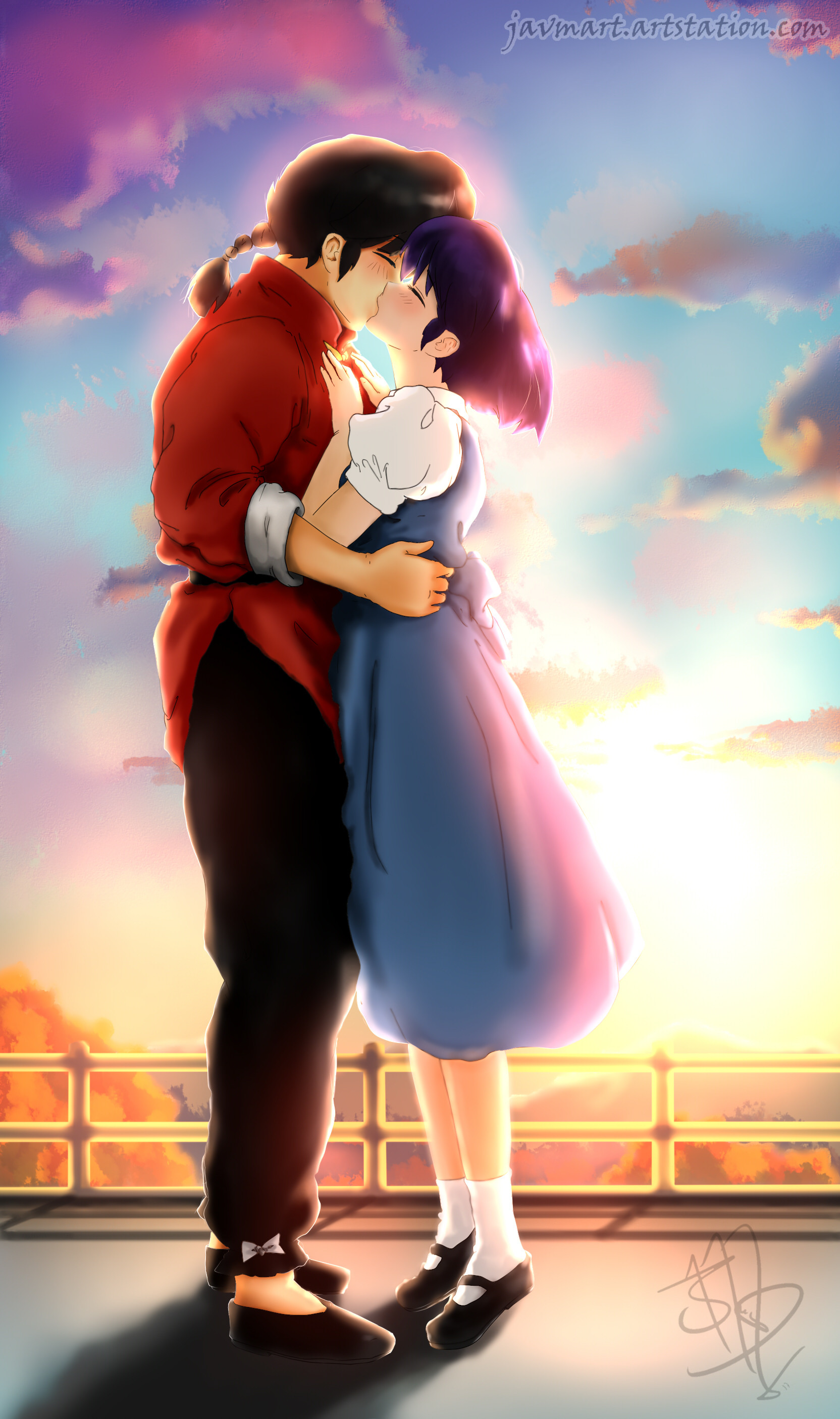 Akane And Ranma Kiss