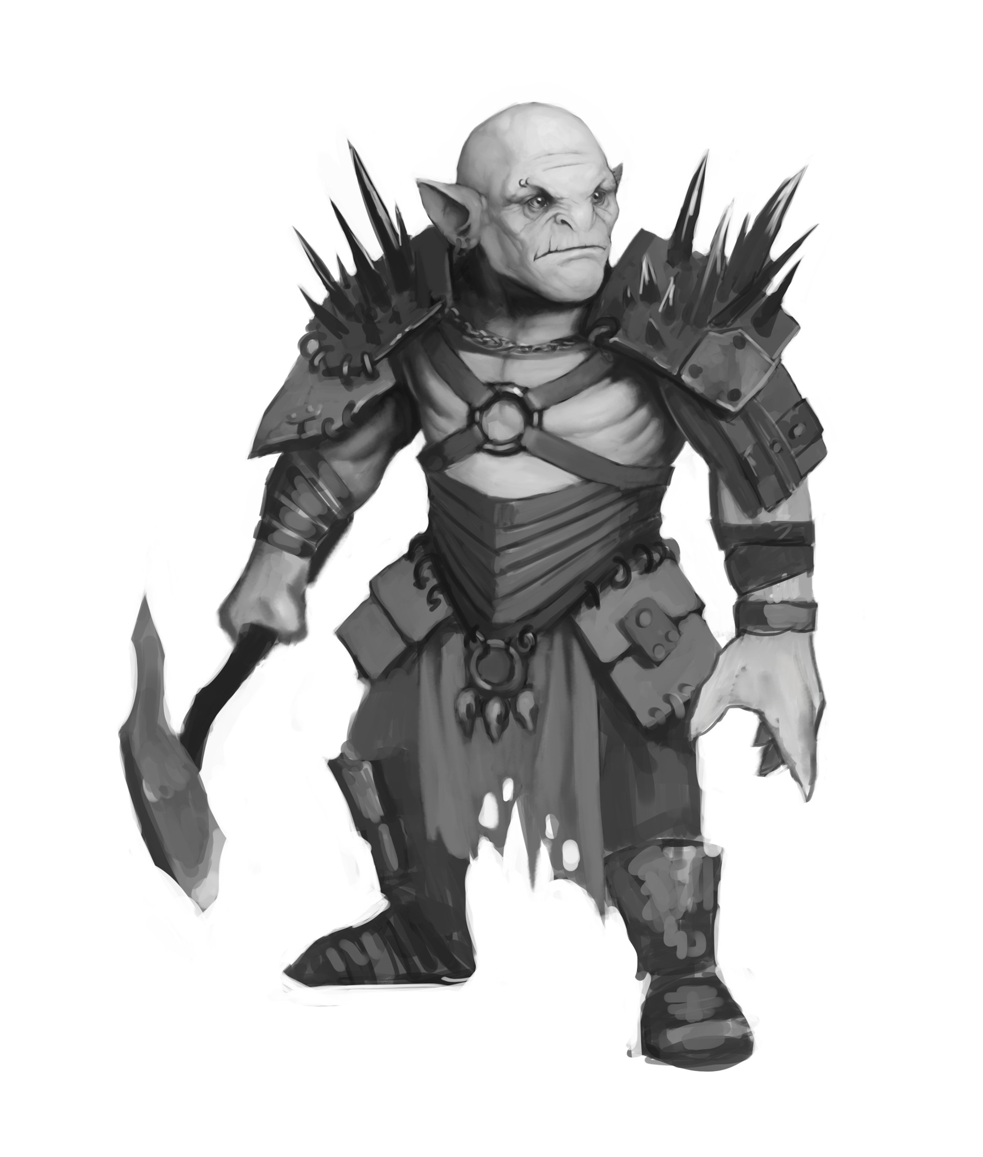 ArtStation - Orc_ Sketch_concept