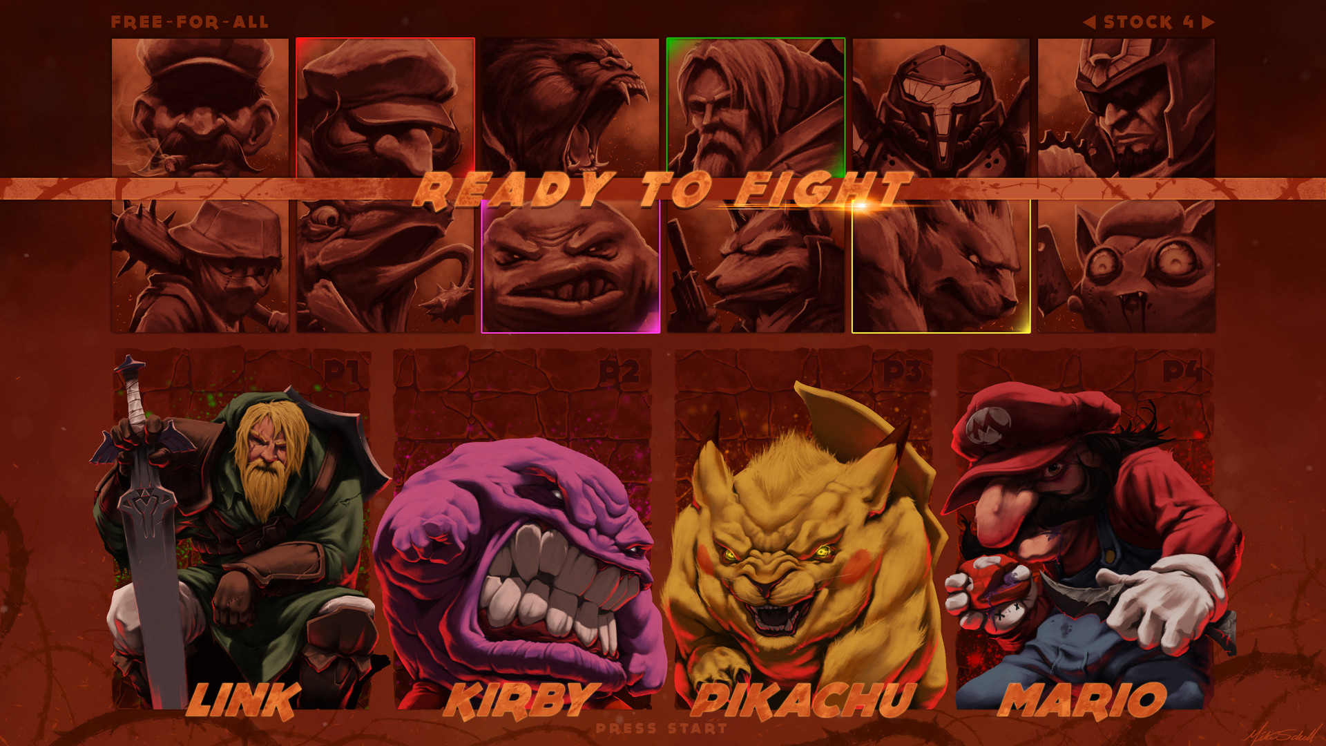 ArtStation - Super Smash Bros. - Revamped