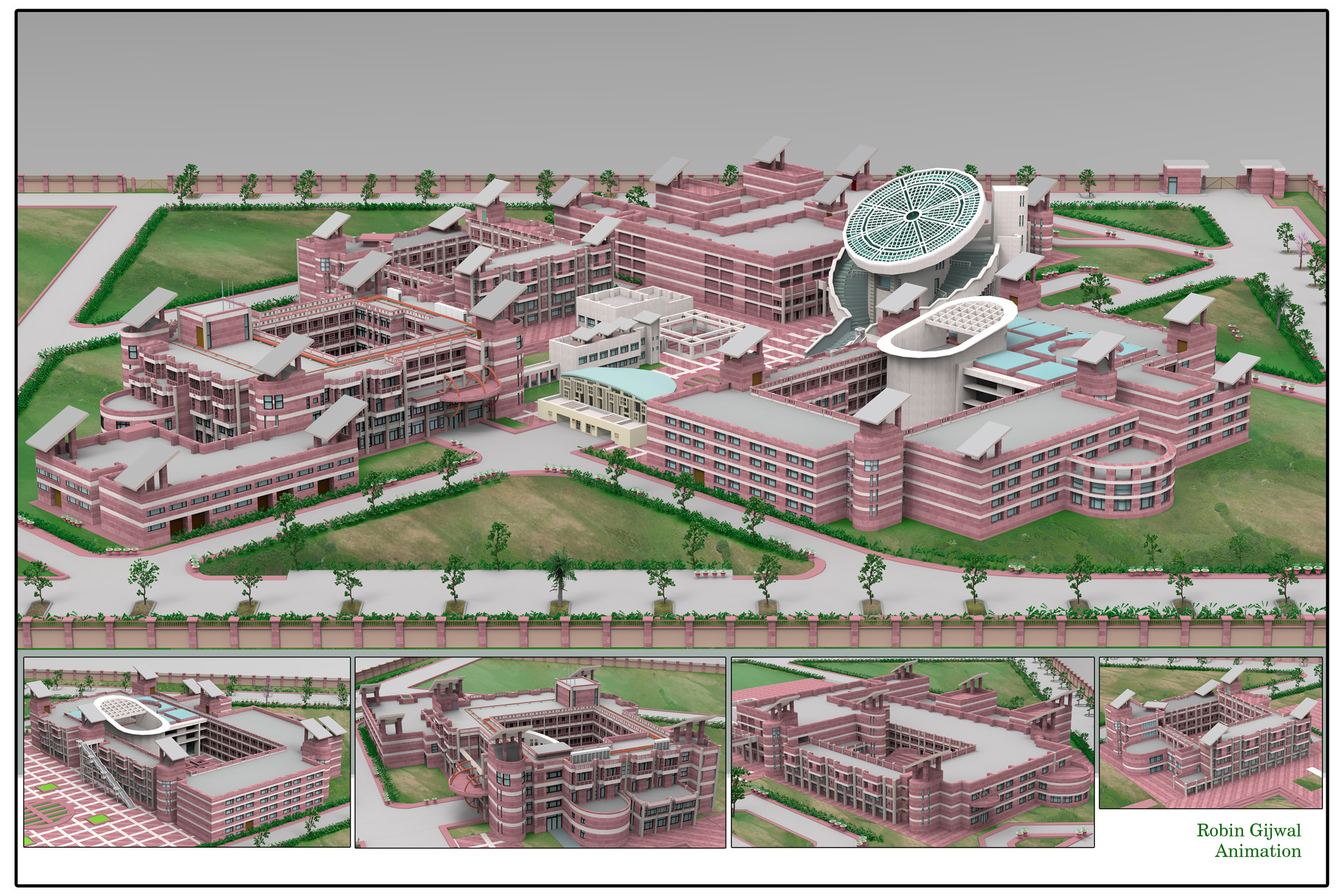 ArtStation - university model