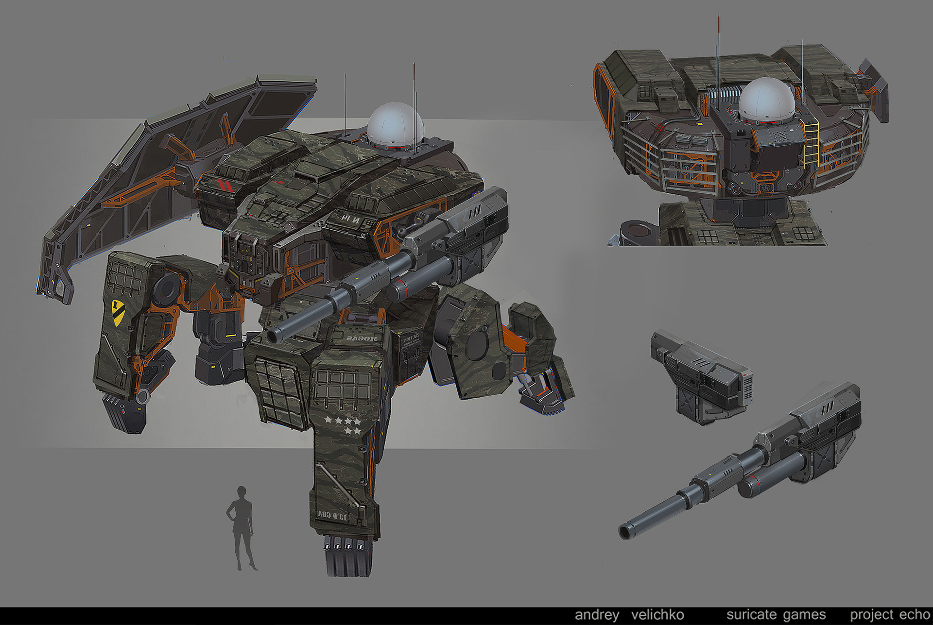 ArtStation - Enforcer class mech