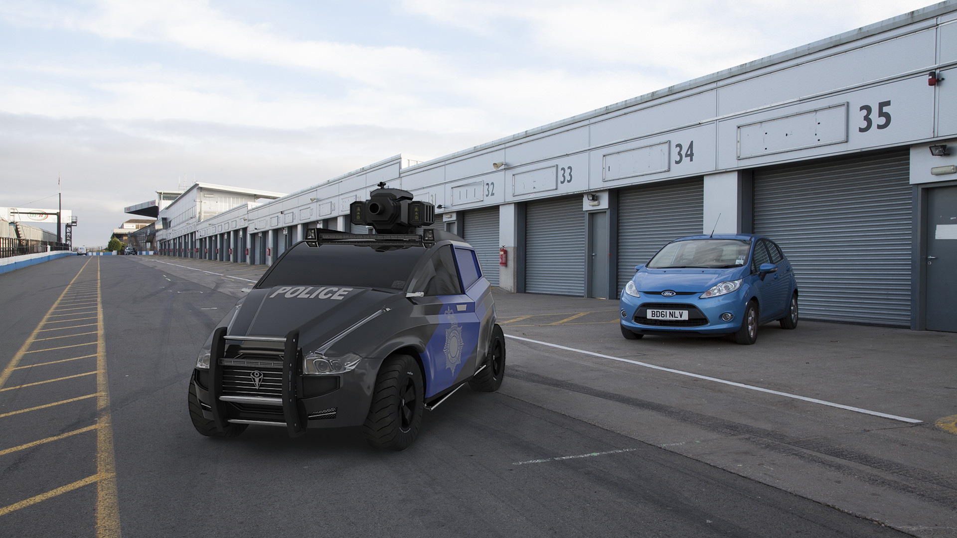 lewis marks - Police Car for the Future