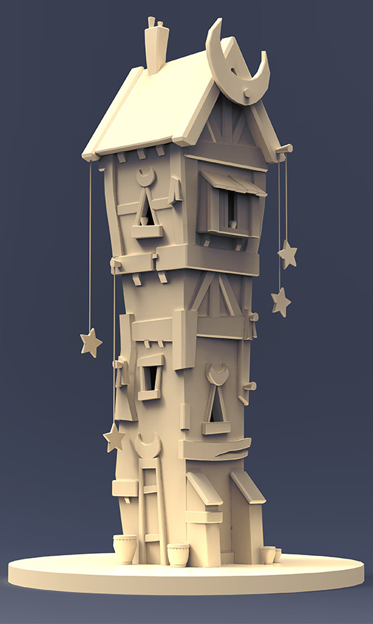 ArtStation - Cartoon House