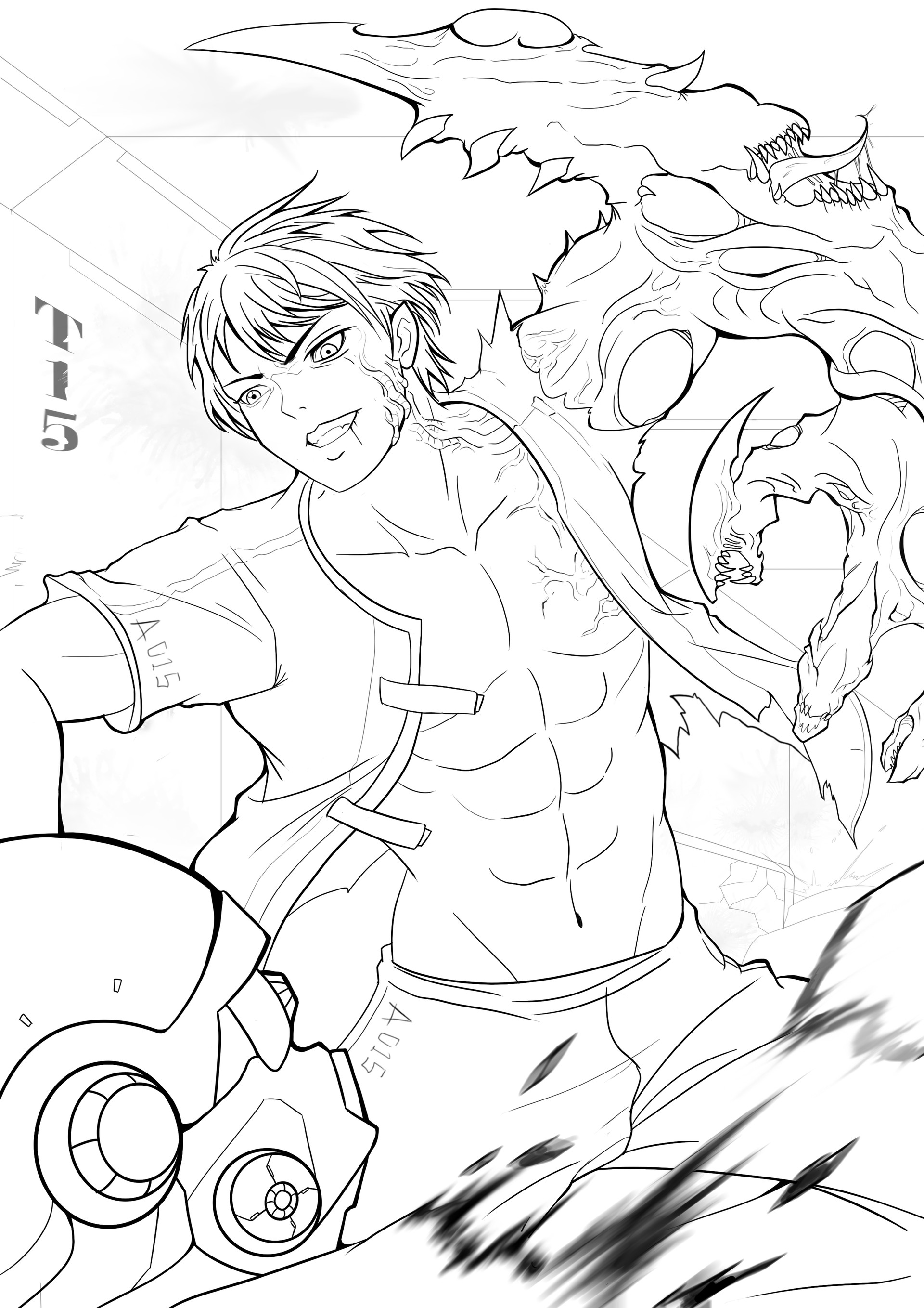 ArtStation - line art concept