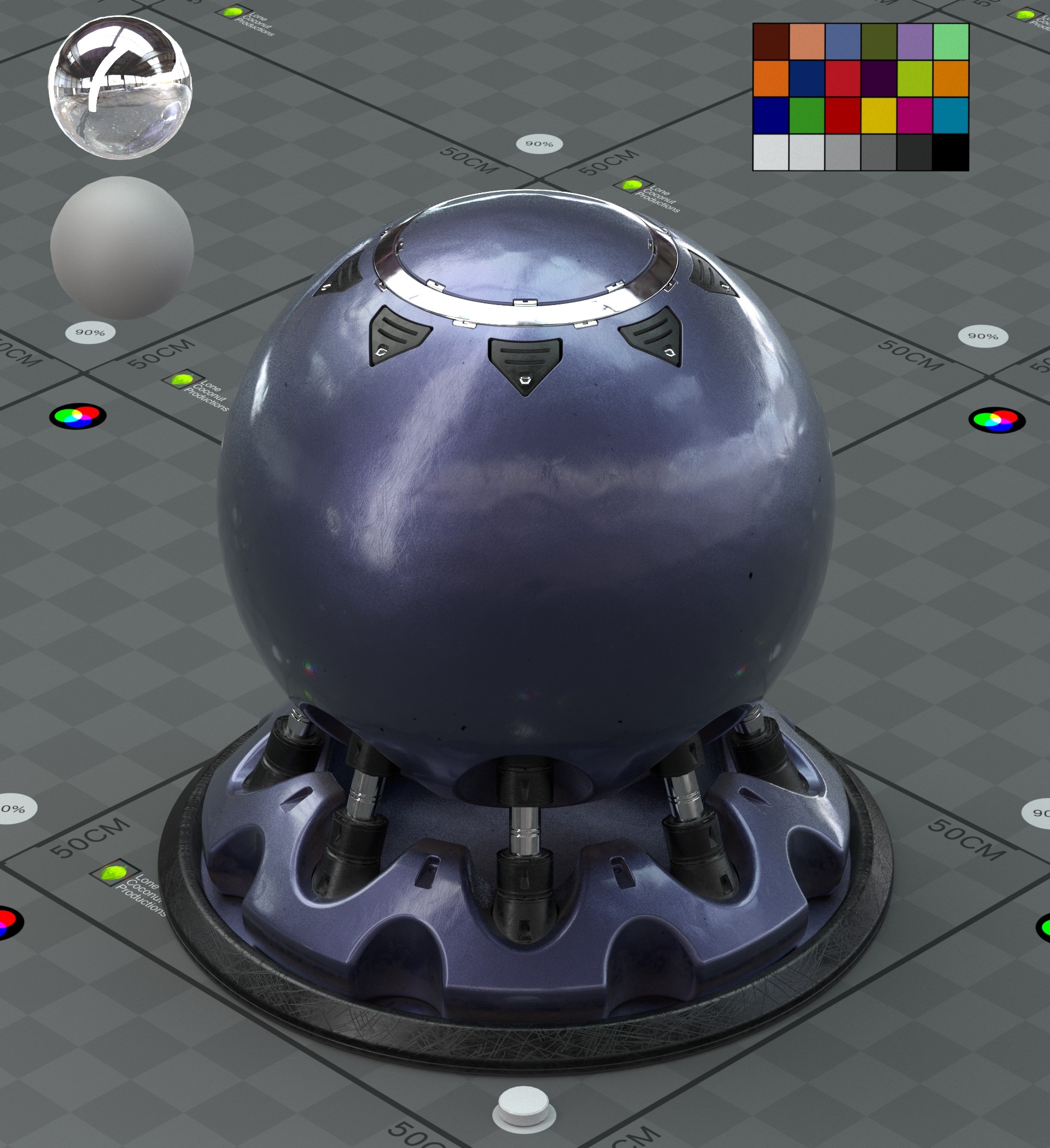 ArtStation - Car Paint Material test