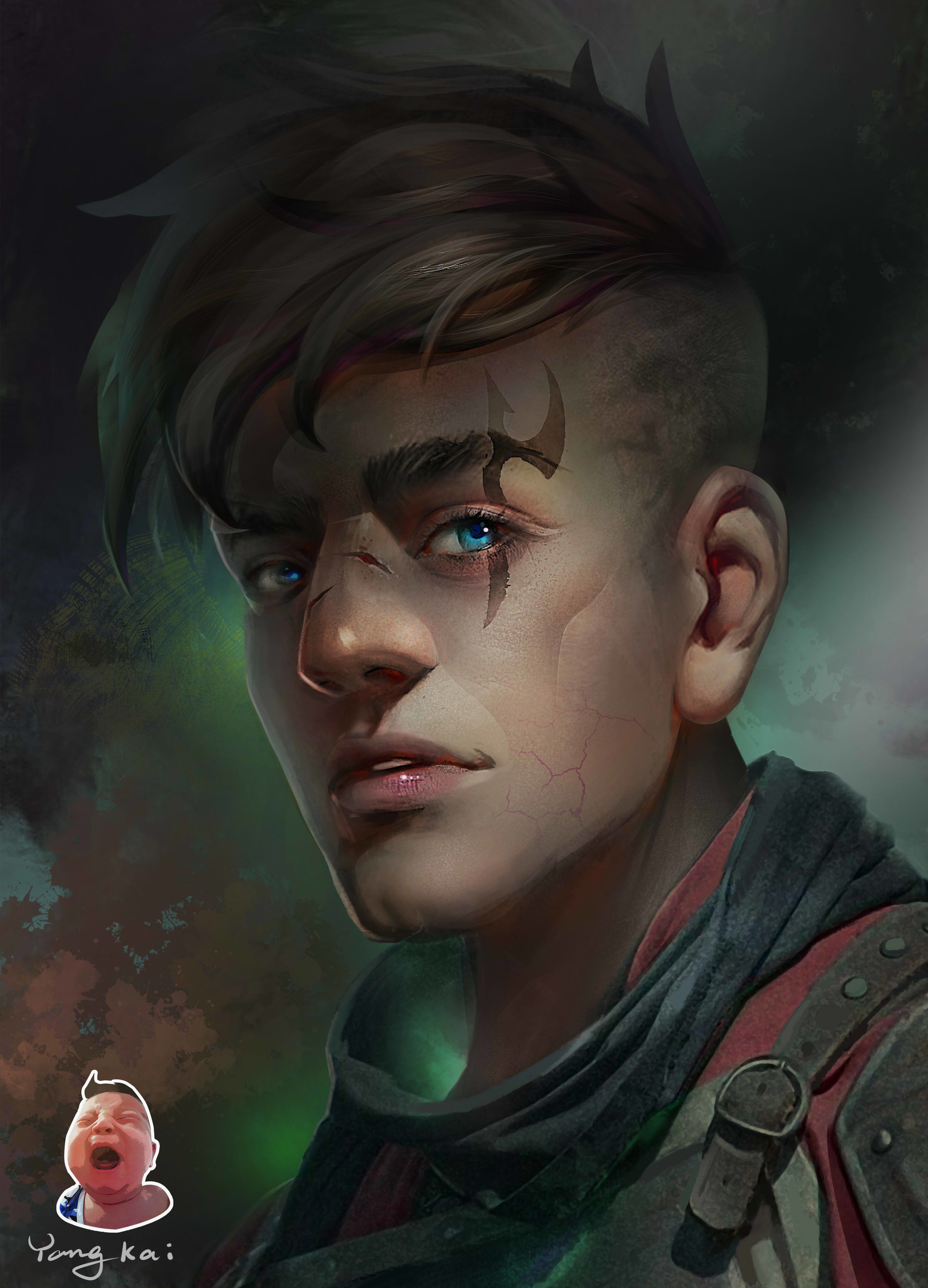 ArtStation - gaze in your eyes