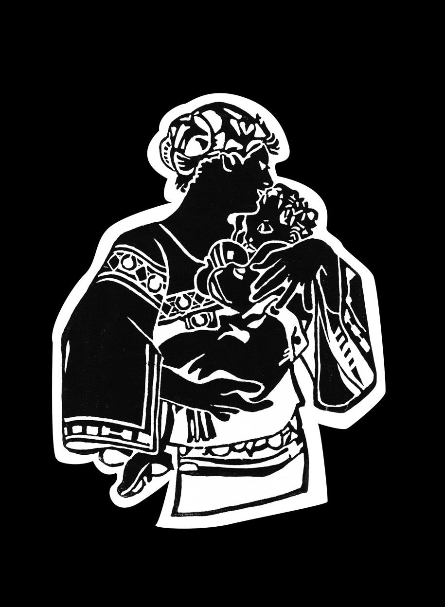 Mother and Child Block Printing by Katherine Gray — ProUser.Me