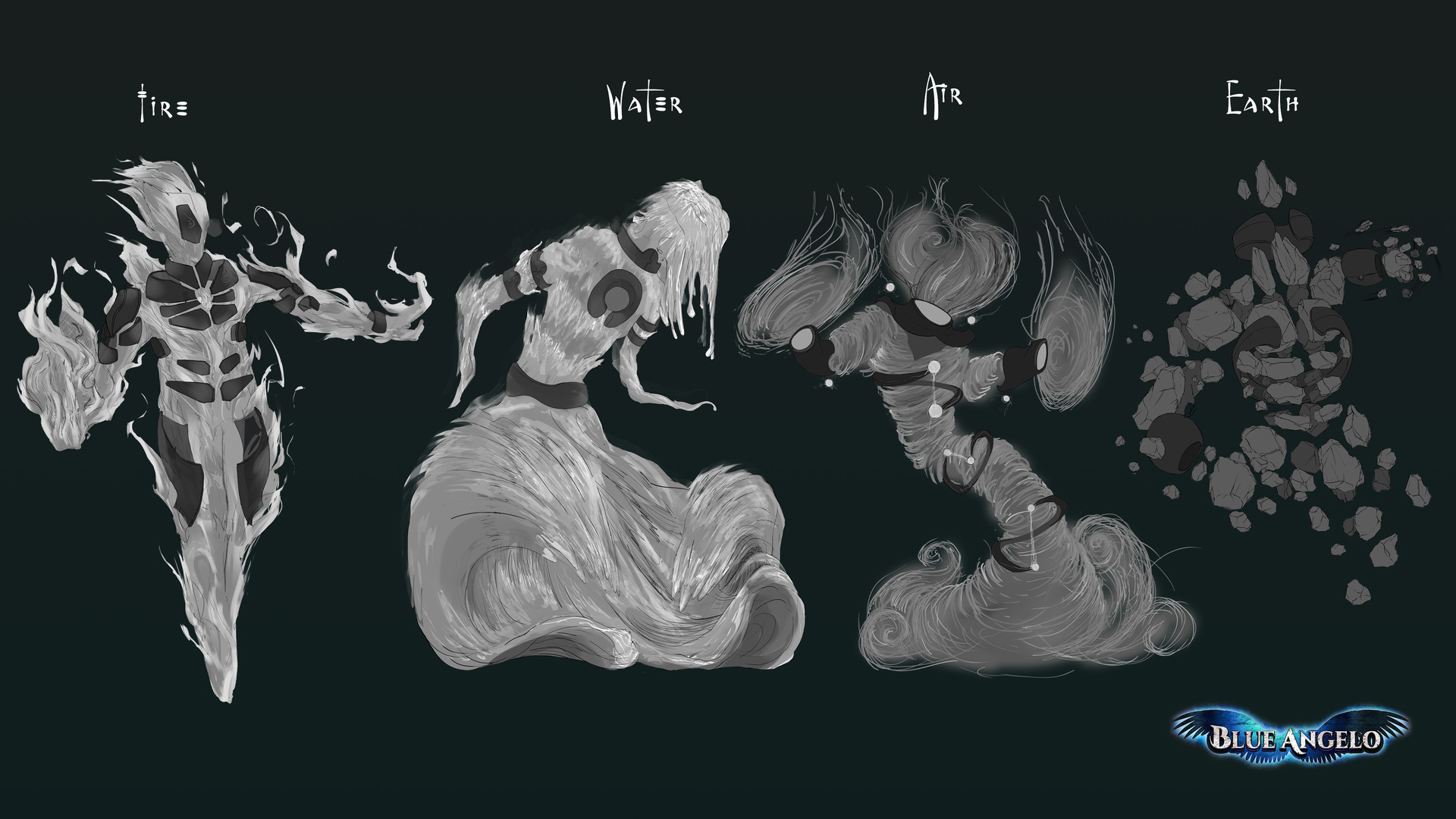 Gabriel Detremmerie - Blue Angelo concept arts