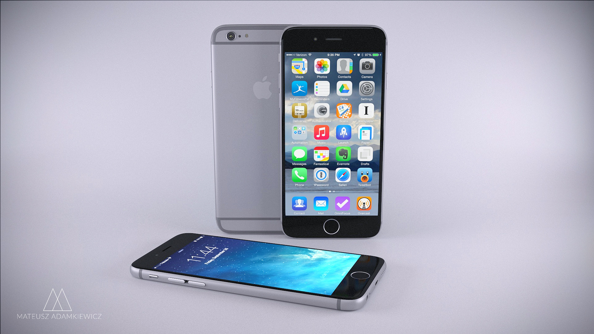 ArtStation - iphone, 3d visualization