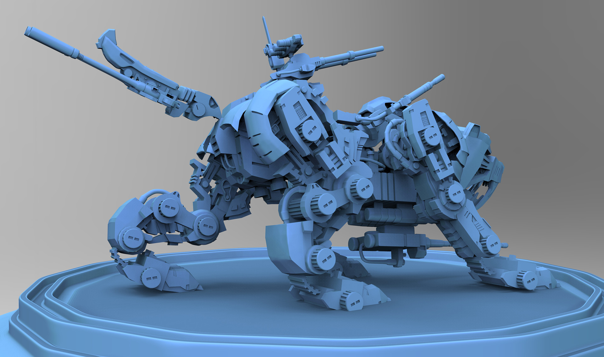 Kelly Johnson - Zoids Saber Tiger and Gun Sniper