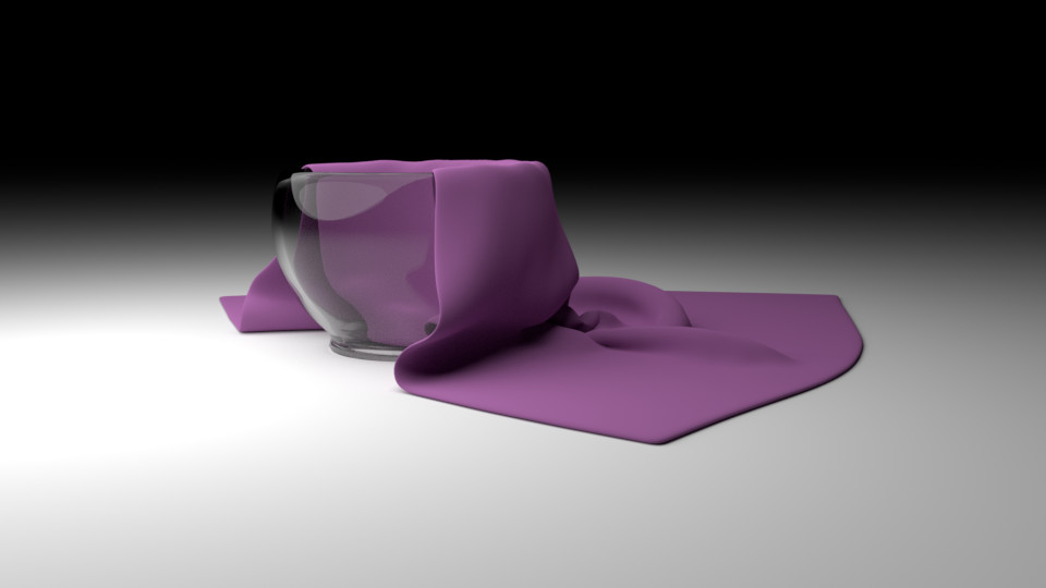 ArtStation - Glass Cup test (tutorial by tutor4u)