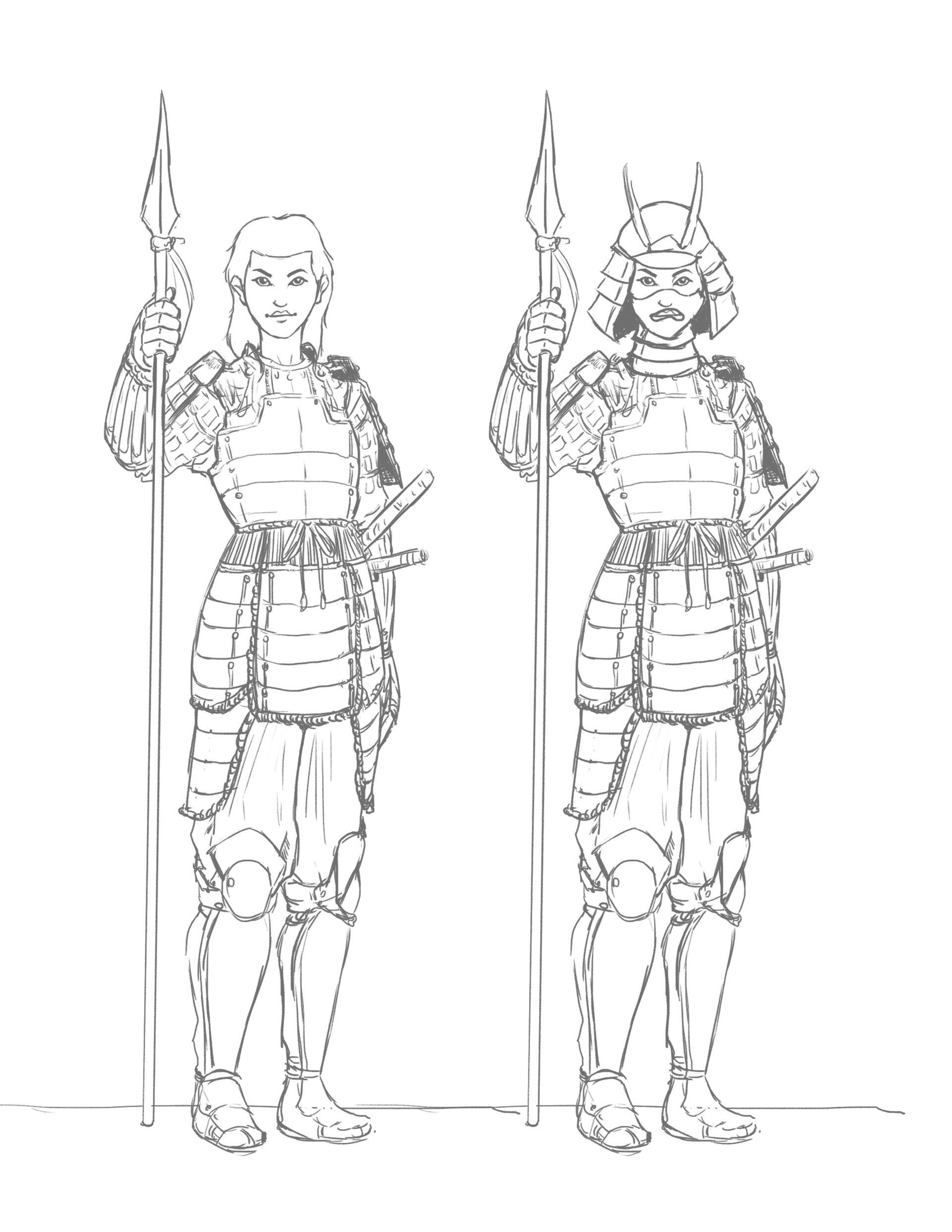 ArtStation - Samurai armour