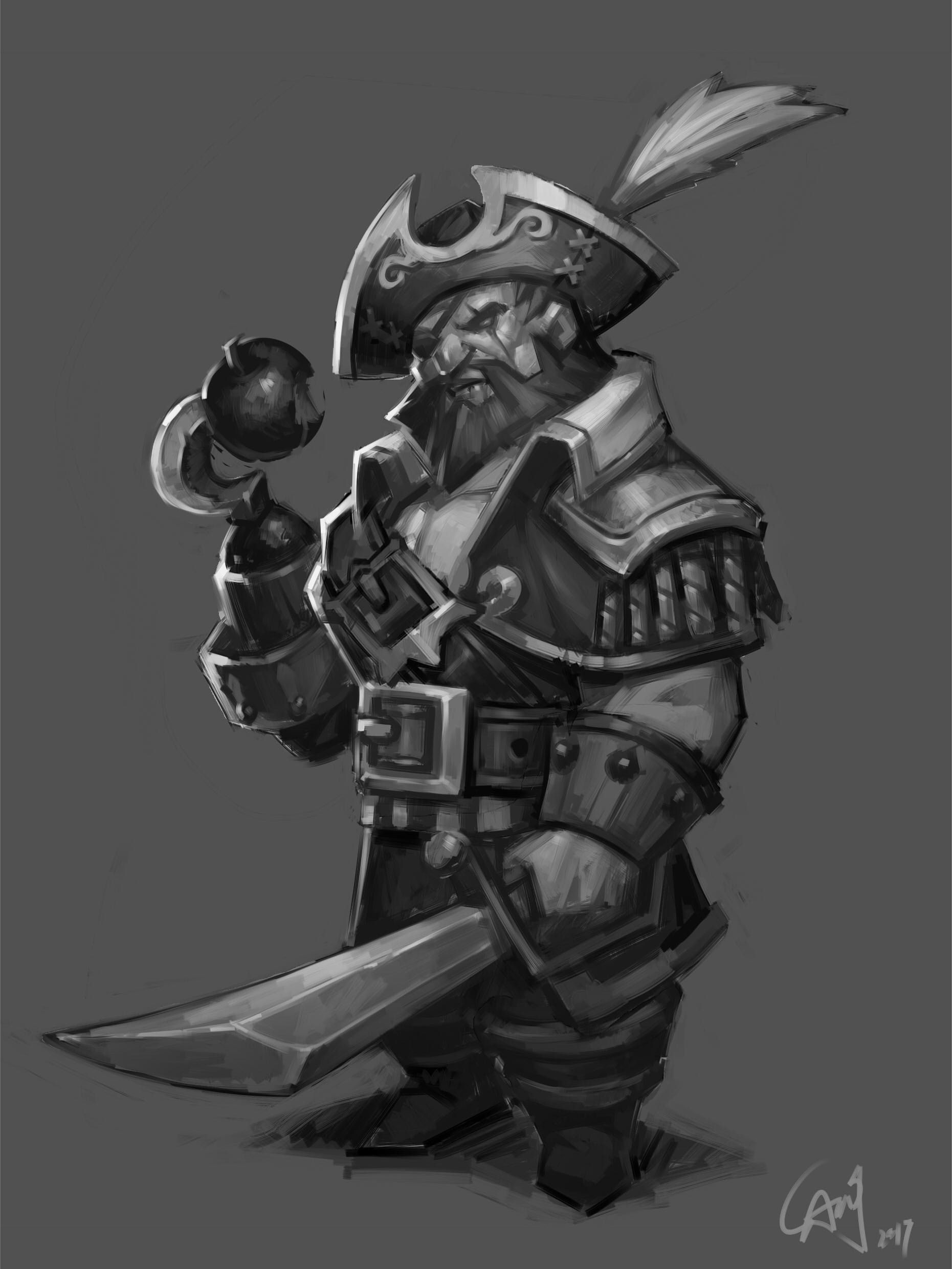 ArtStation - Pirate graffiti