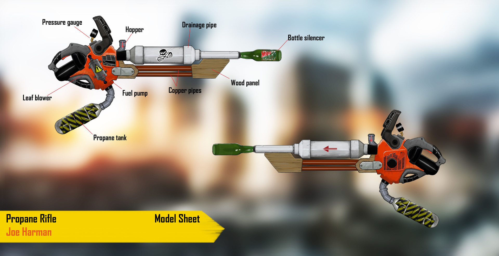 ArtStation - Propane rifle