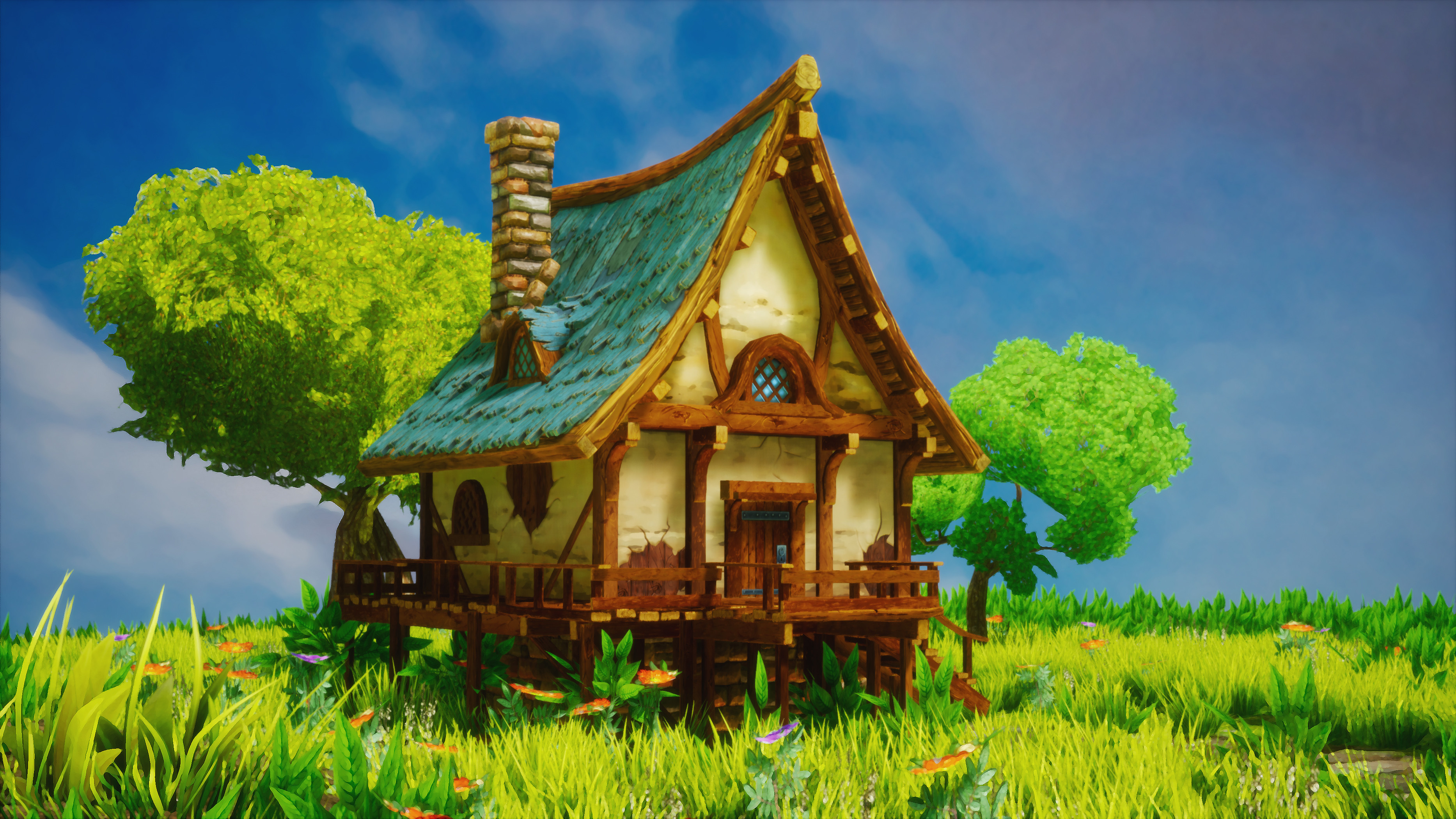 Berker "donpolygon" Siino - Unreal Engine 4 stylized environment rendering.