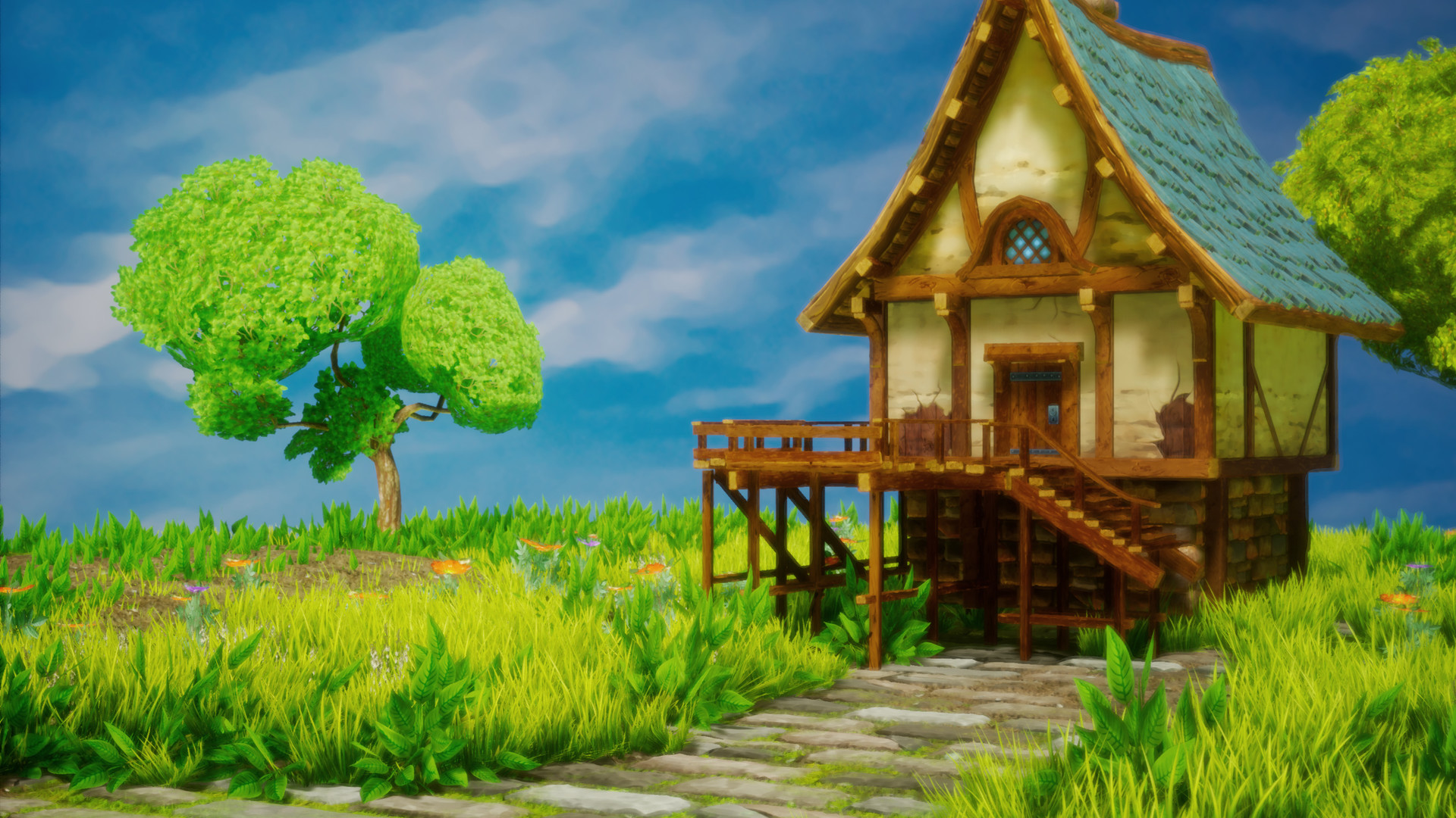 Berker "donpolygon" Siino - Unreal Engine 4 stylized environment rendering.