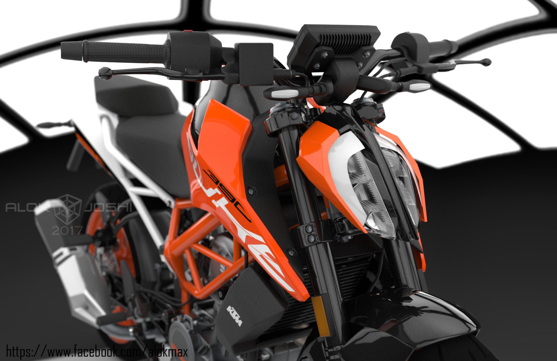 Alok Joshi - 2017 KTM DUKE 390 3D MODEL