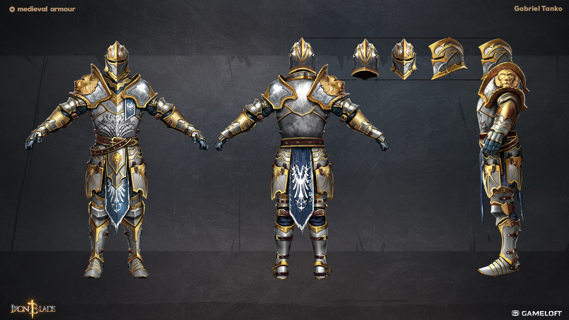 Gabriel Tanko - Iron Blade - Weapons and Armors