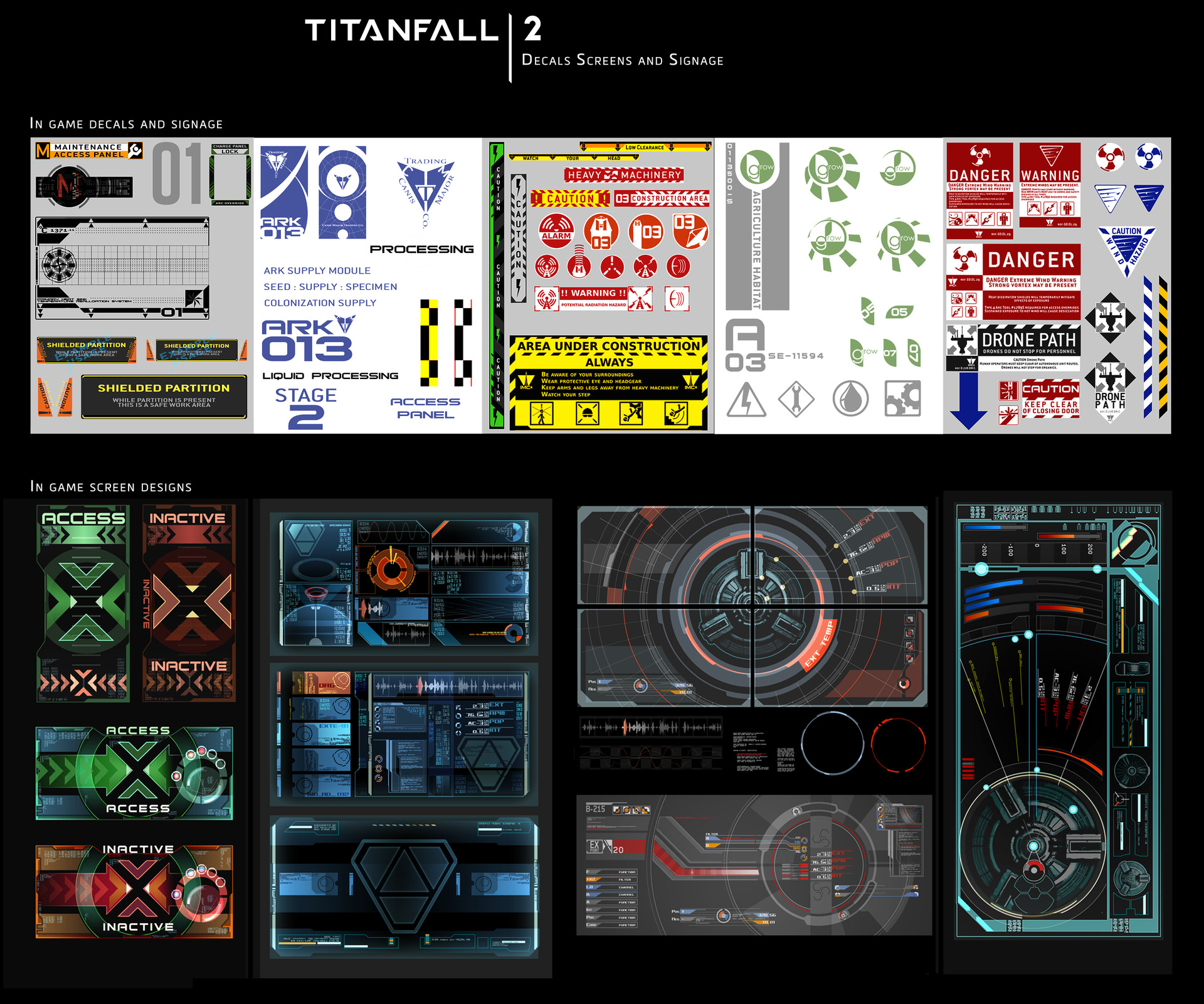 Brad Allen - Titanfall 2 graphic design