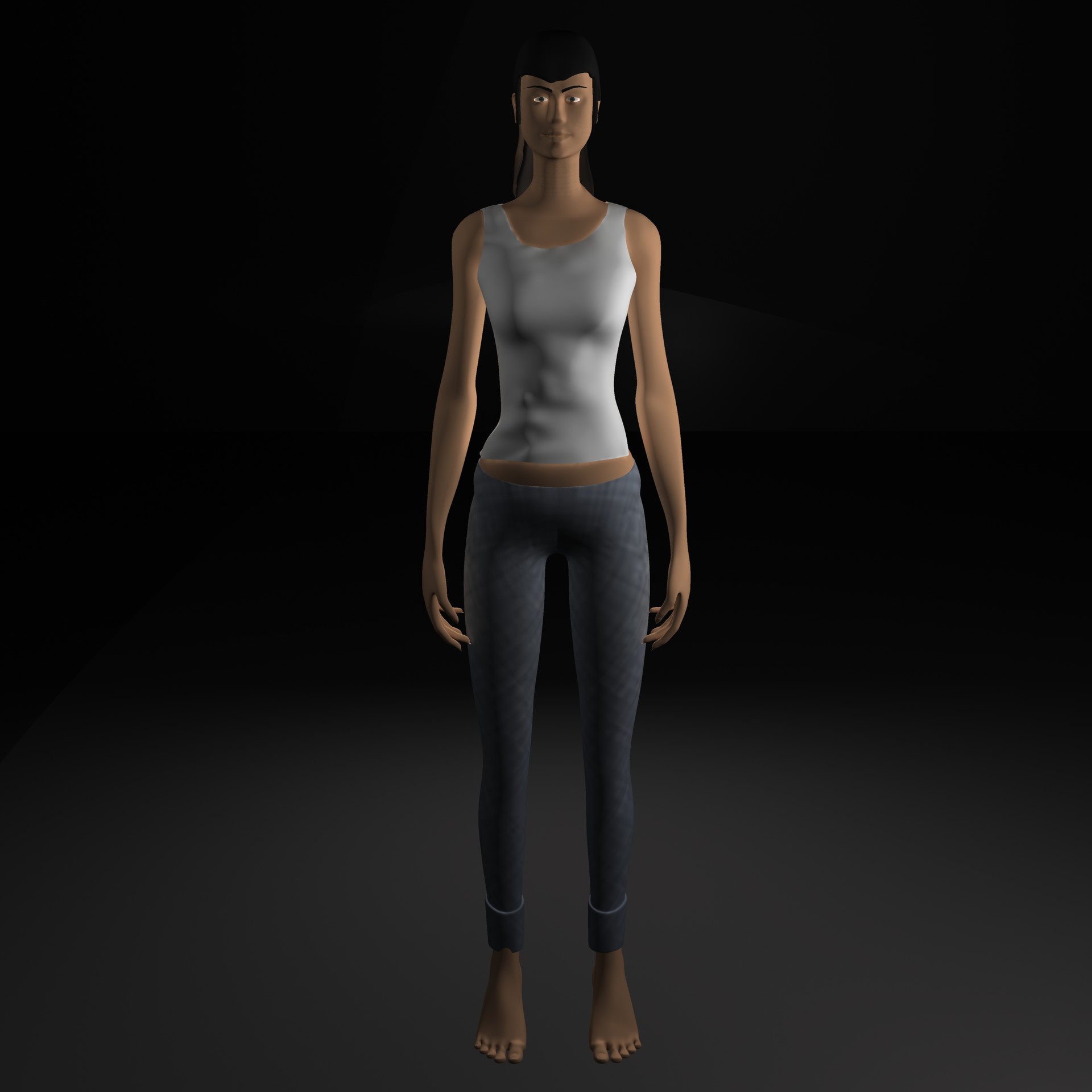 ArtStation - 3d girl modal