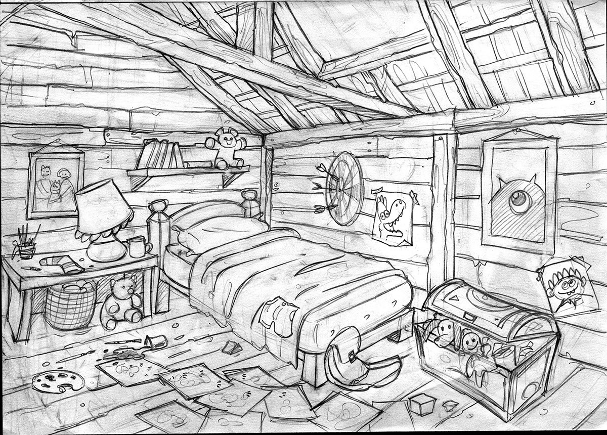 ArtStation - Animation BG Rough