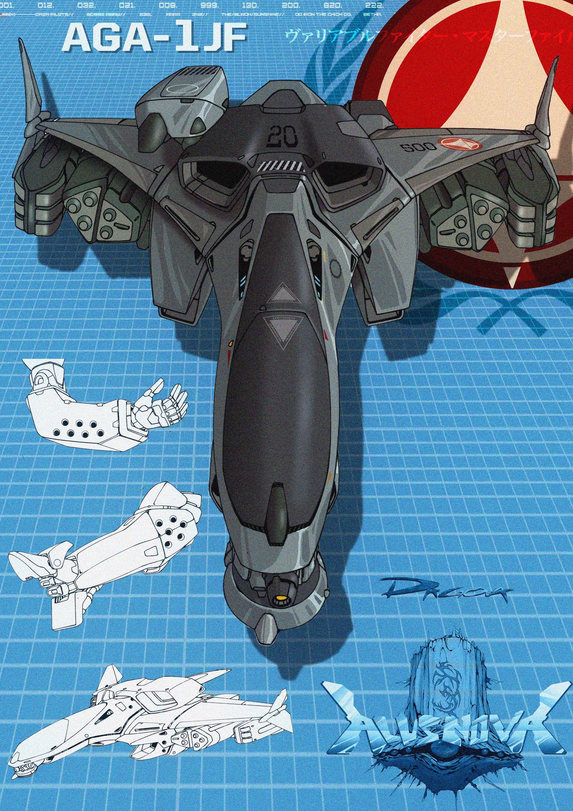 ArtStation - MACROSS 2 AGA-1JF