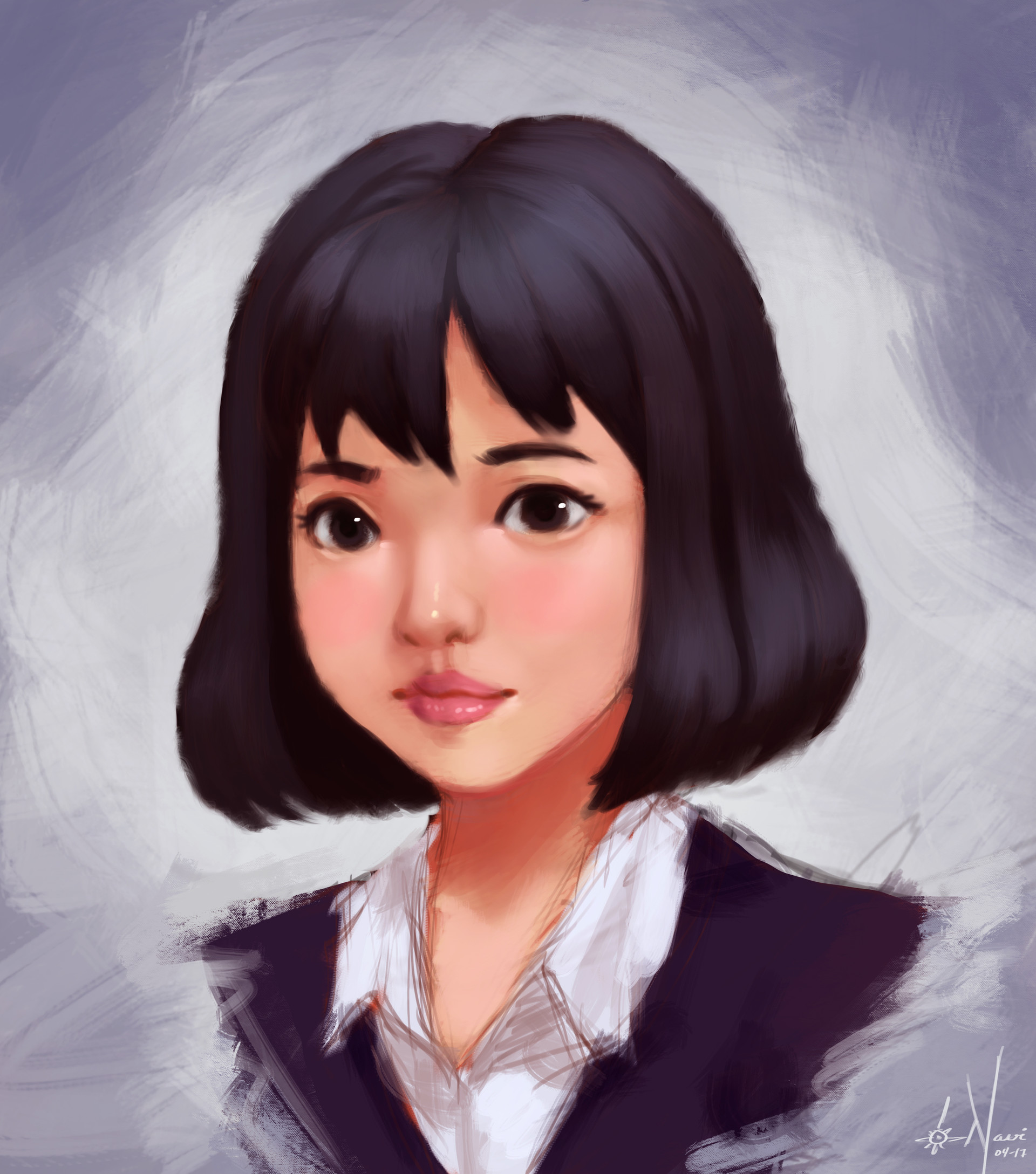 ArtStation - Office lady