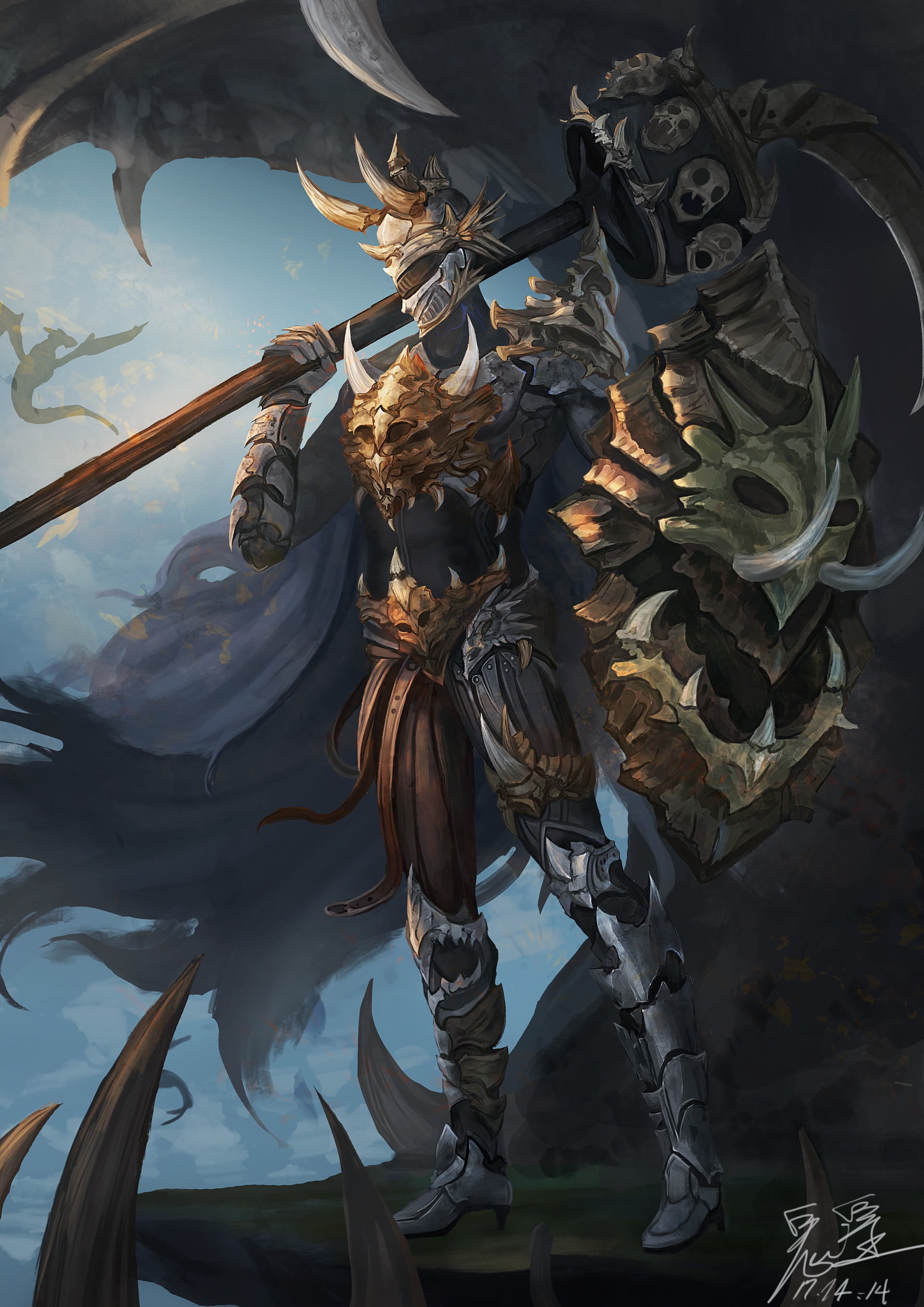 ArtStation - Dragon armor