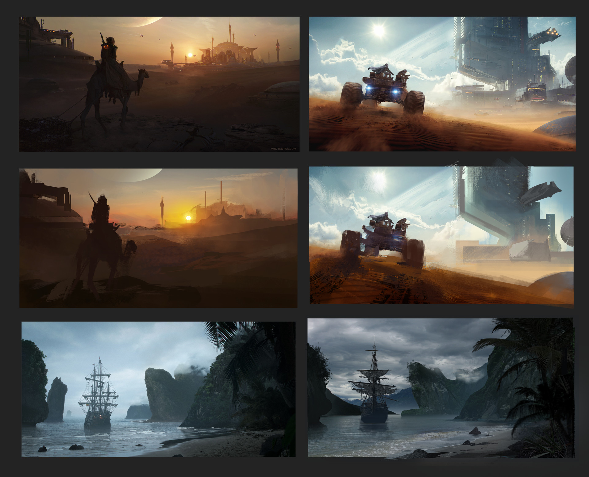 ArtStation - A Series of Environments Studies