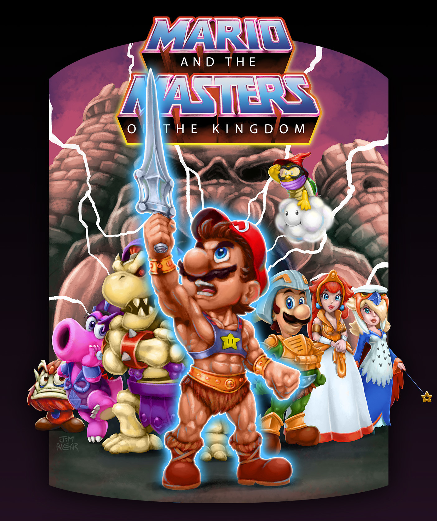 "Mashup: Mario x He-Man" by Jim Algar : r/ImaginaryGaming