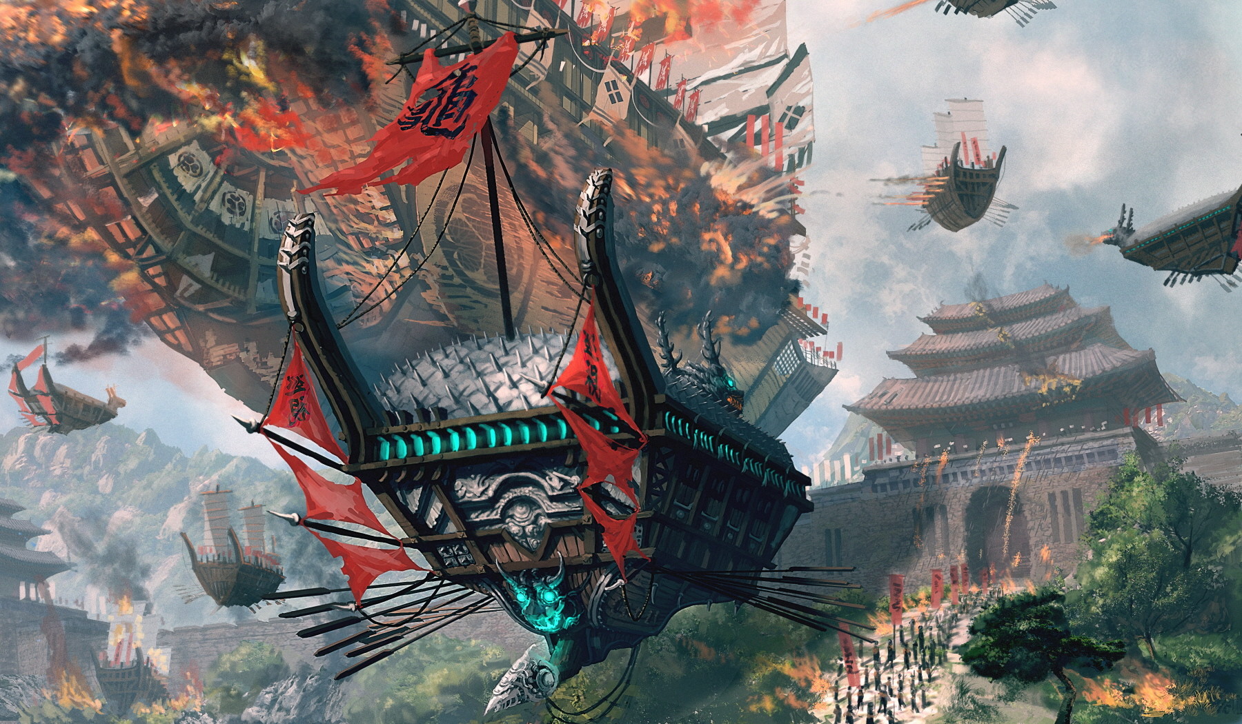 Terminator of the War by Duwon Lee (xpost r/ImaginaryAirships) : r ...