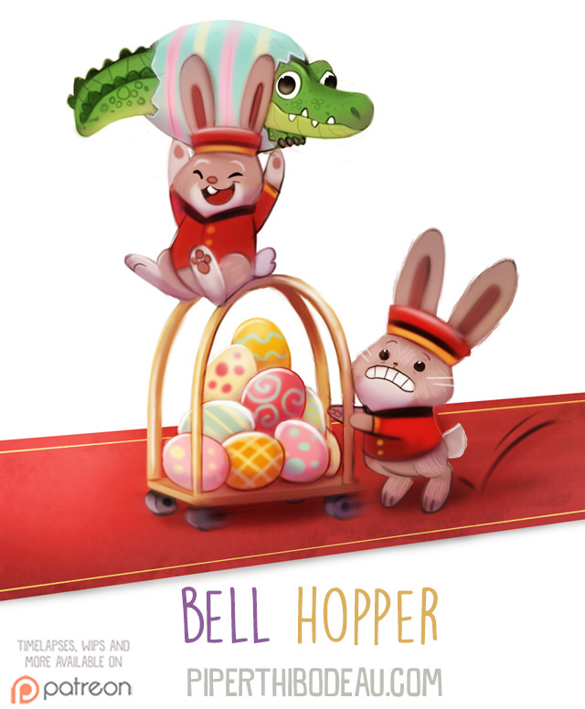 ArtStation - Daily Paint 1606. Bell Hopper