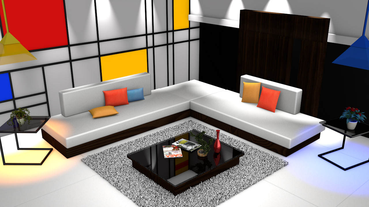 ArtStation - Mondrian Style