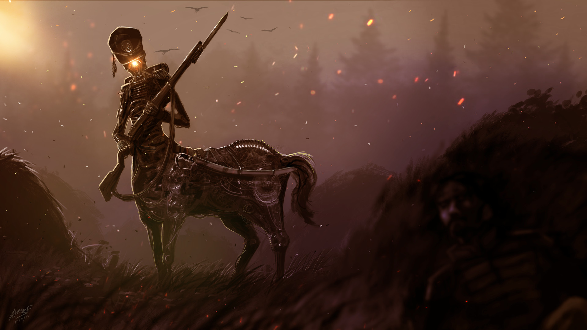 ArtStation - 1895, Clockwork Centaurs