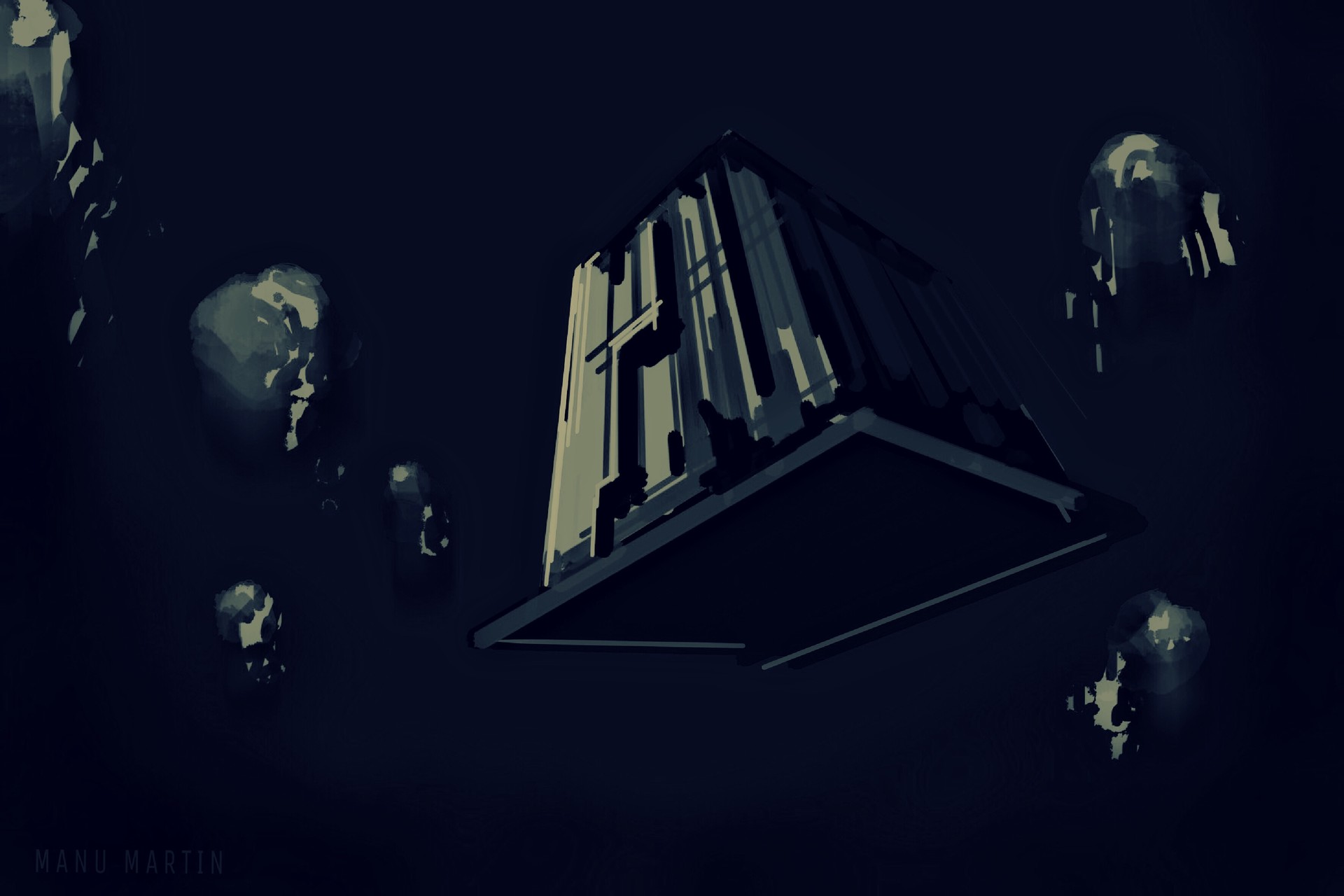 Manu Martin - Flying block