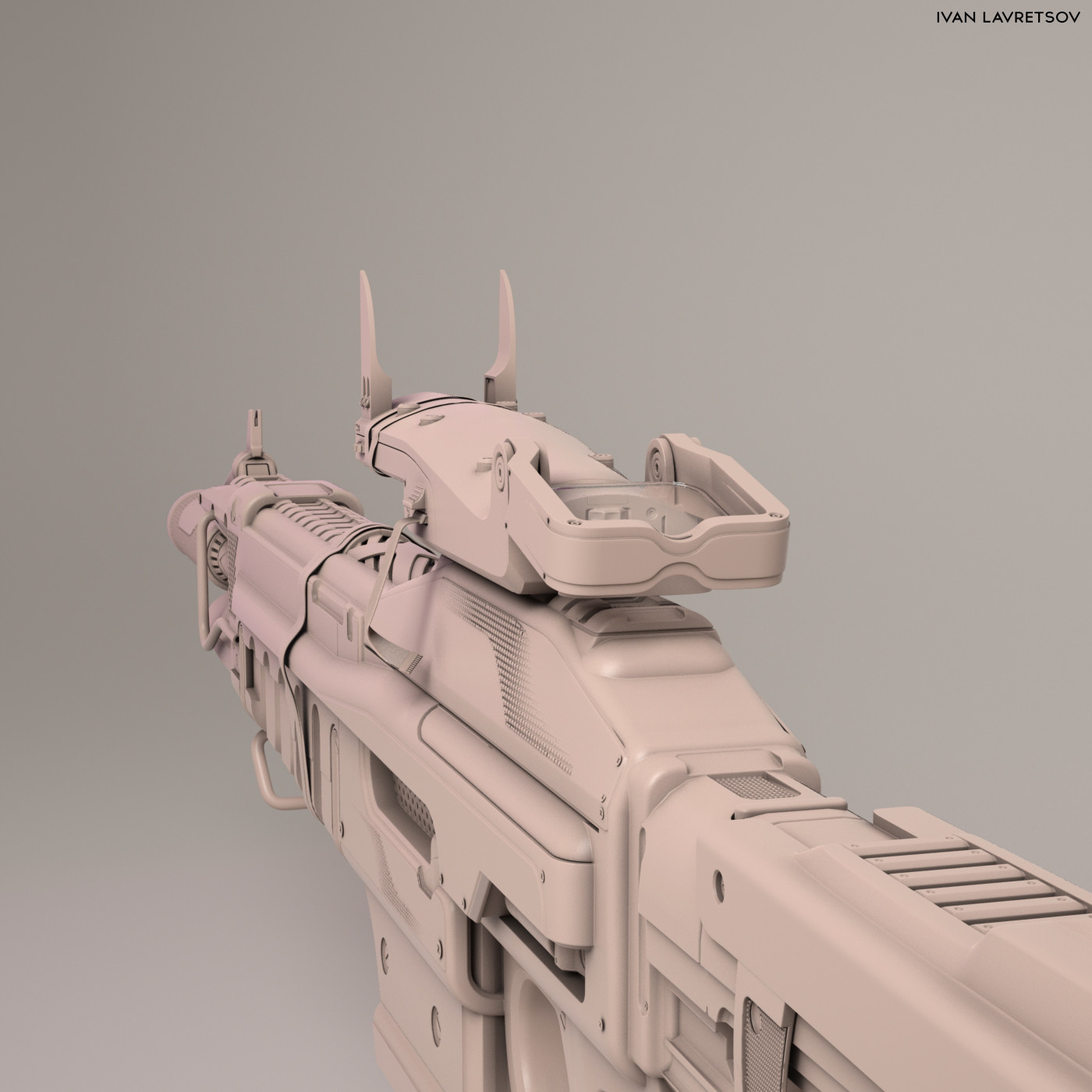 ArtStation - Sci-fi smg