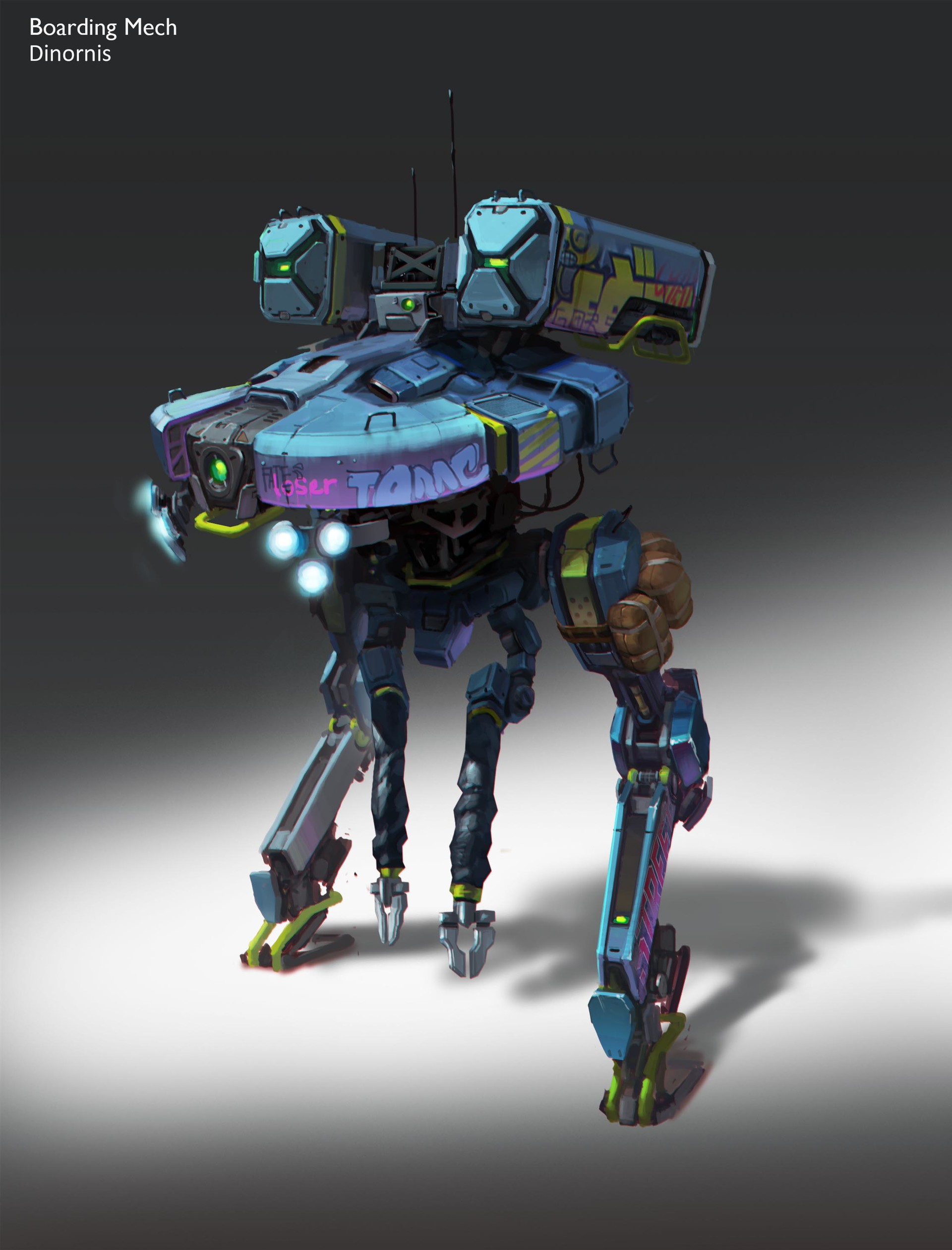 ArtStation - Boarding Mech